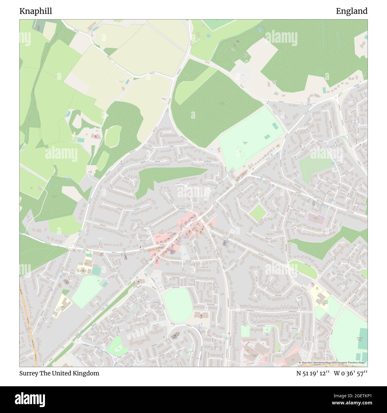 Knaphill surrey hi-res stock photography and images - Alamy