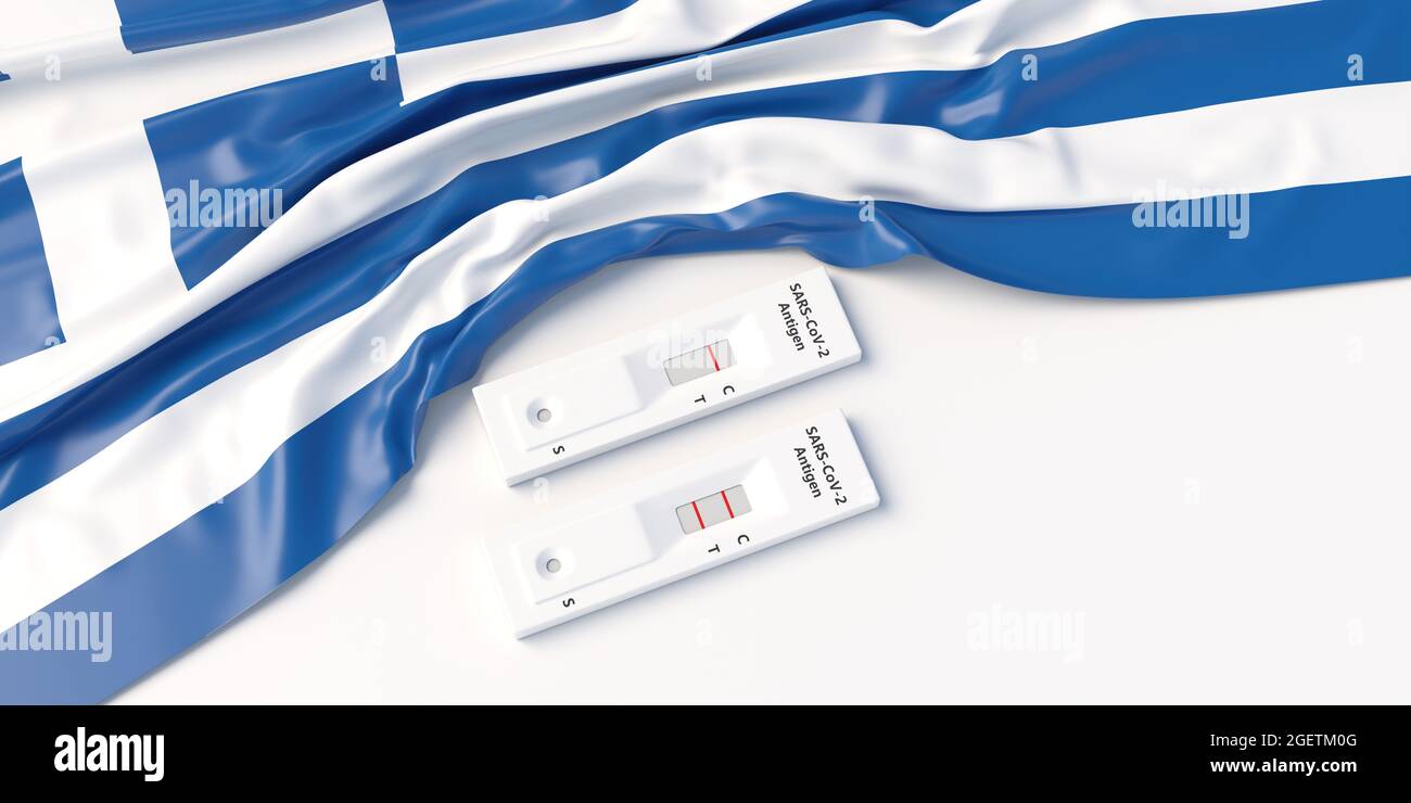 Greece Coronavirus antigen rapid tests kits. Covid self testing. Covid ...
