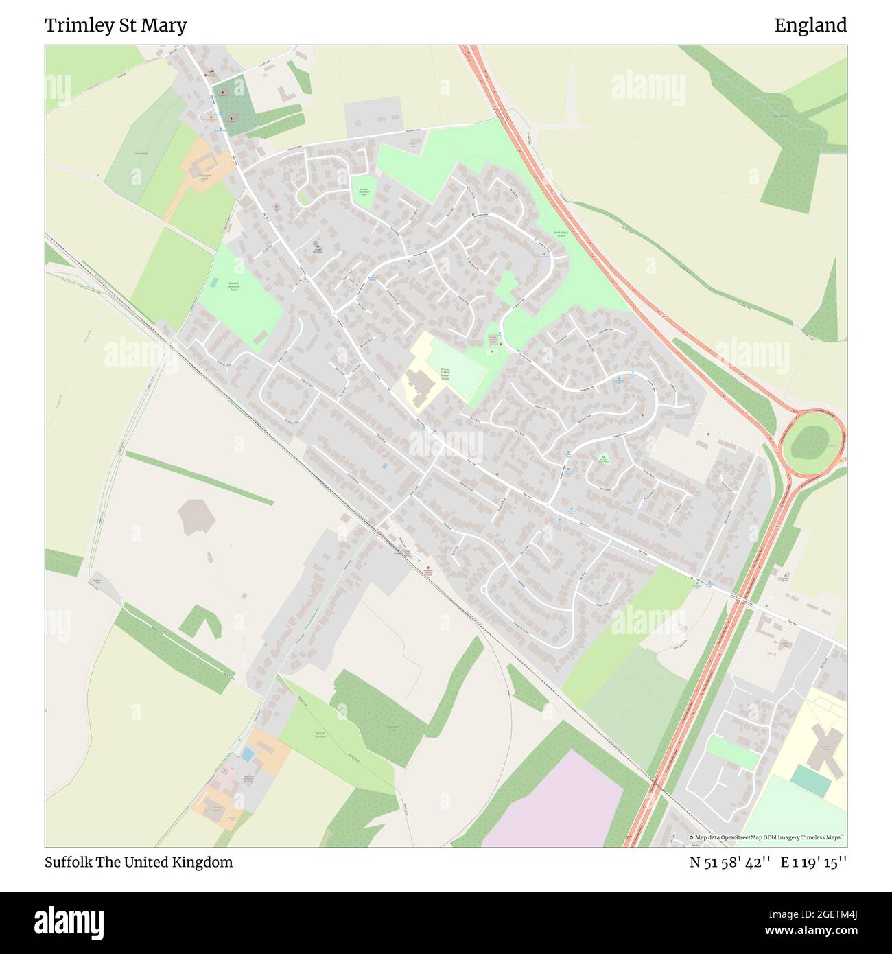 St mary city map hi-res stock photography and images - Alamy