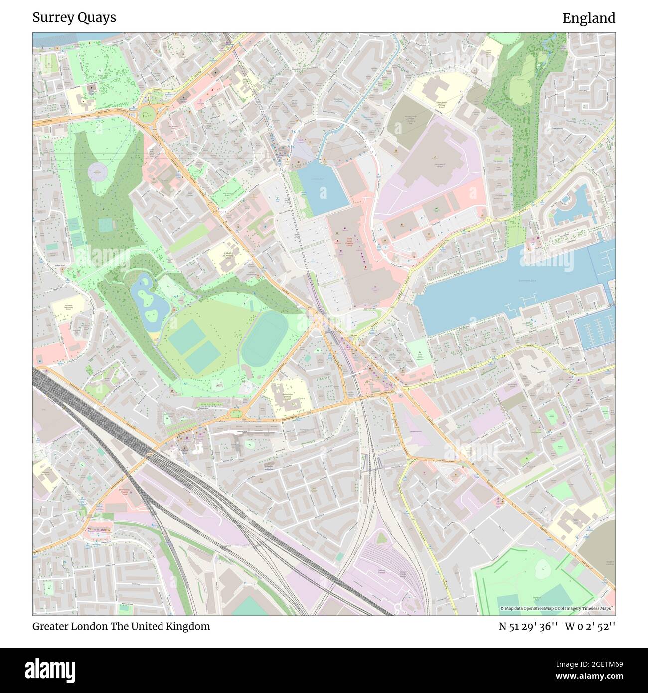 Surrey london map hi-res stock photography and images - Alamy