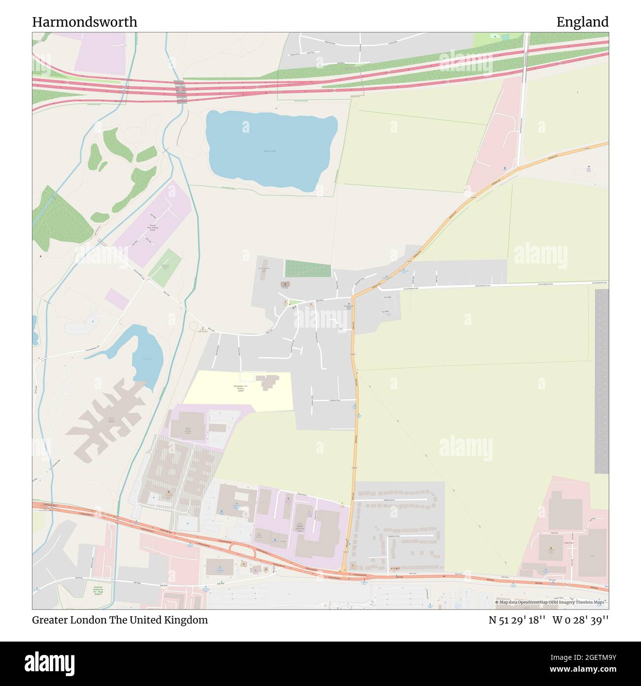 Harmondsworth maps hi-res stock photography and images - Alamy