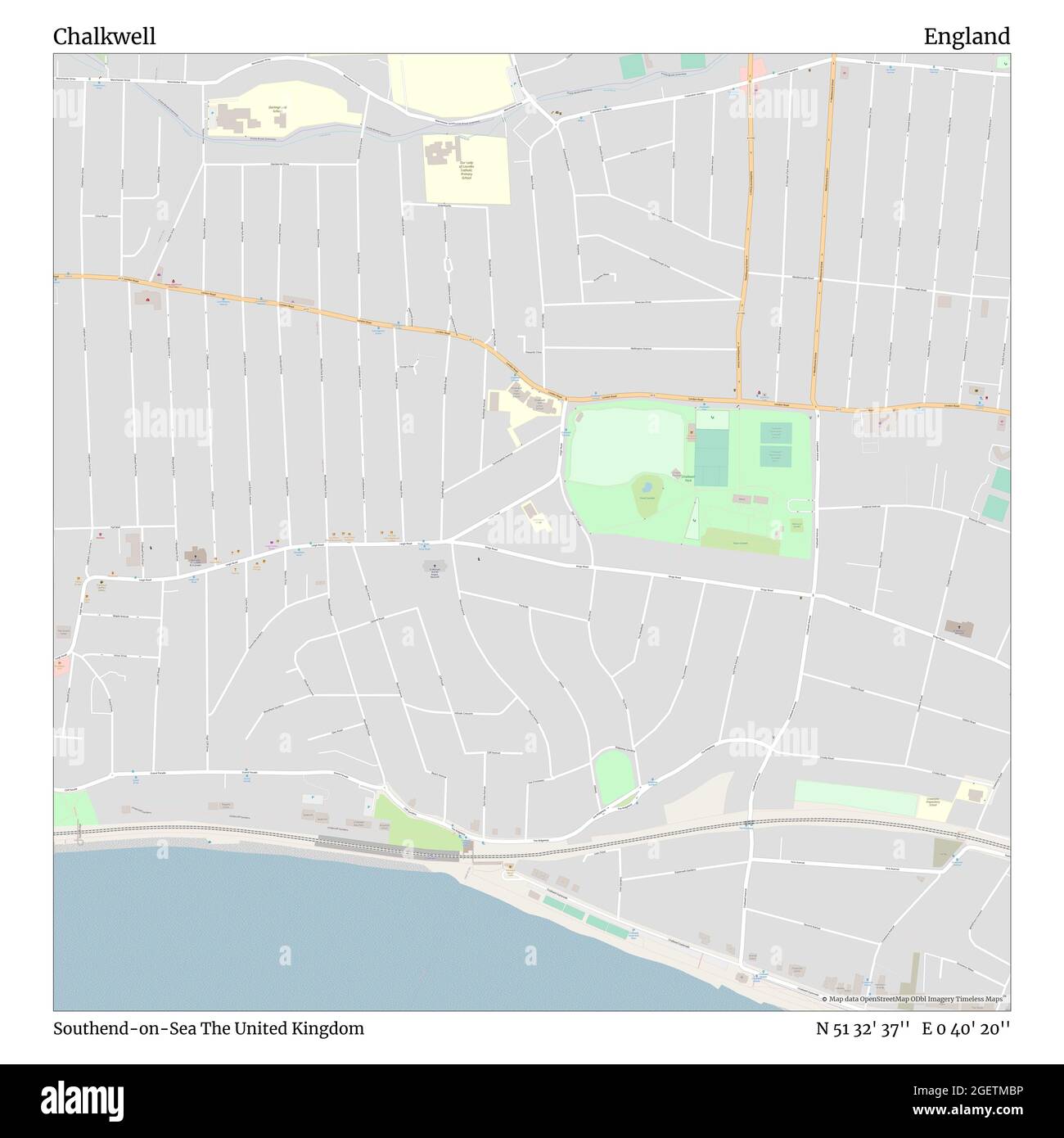 Southend on sea map Cut Out Stock Images & Pictures - Alamy