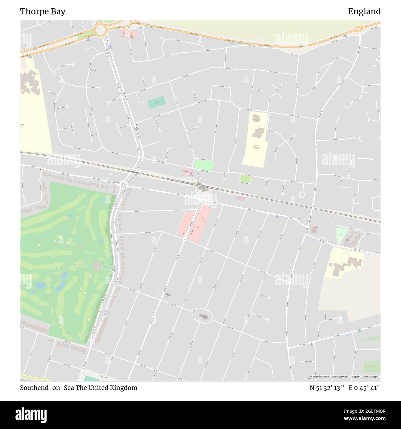 Map of southend on sea hi-res stock photography and images - Alamy