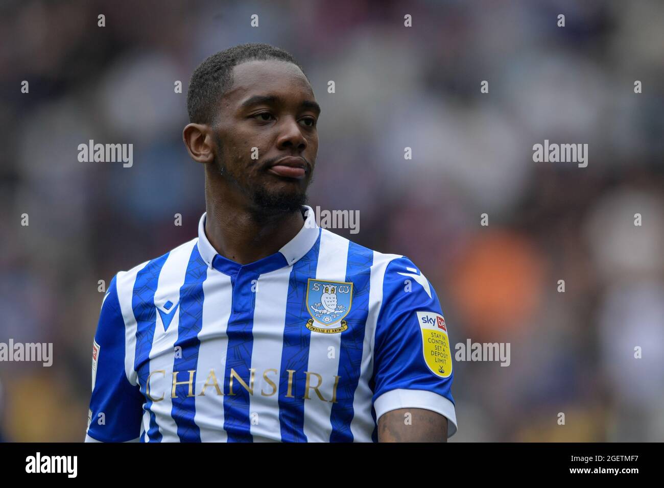 Jaden Brown #3 of Sheffield Wednesday in action during the game Stock ...