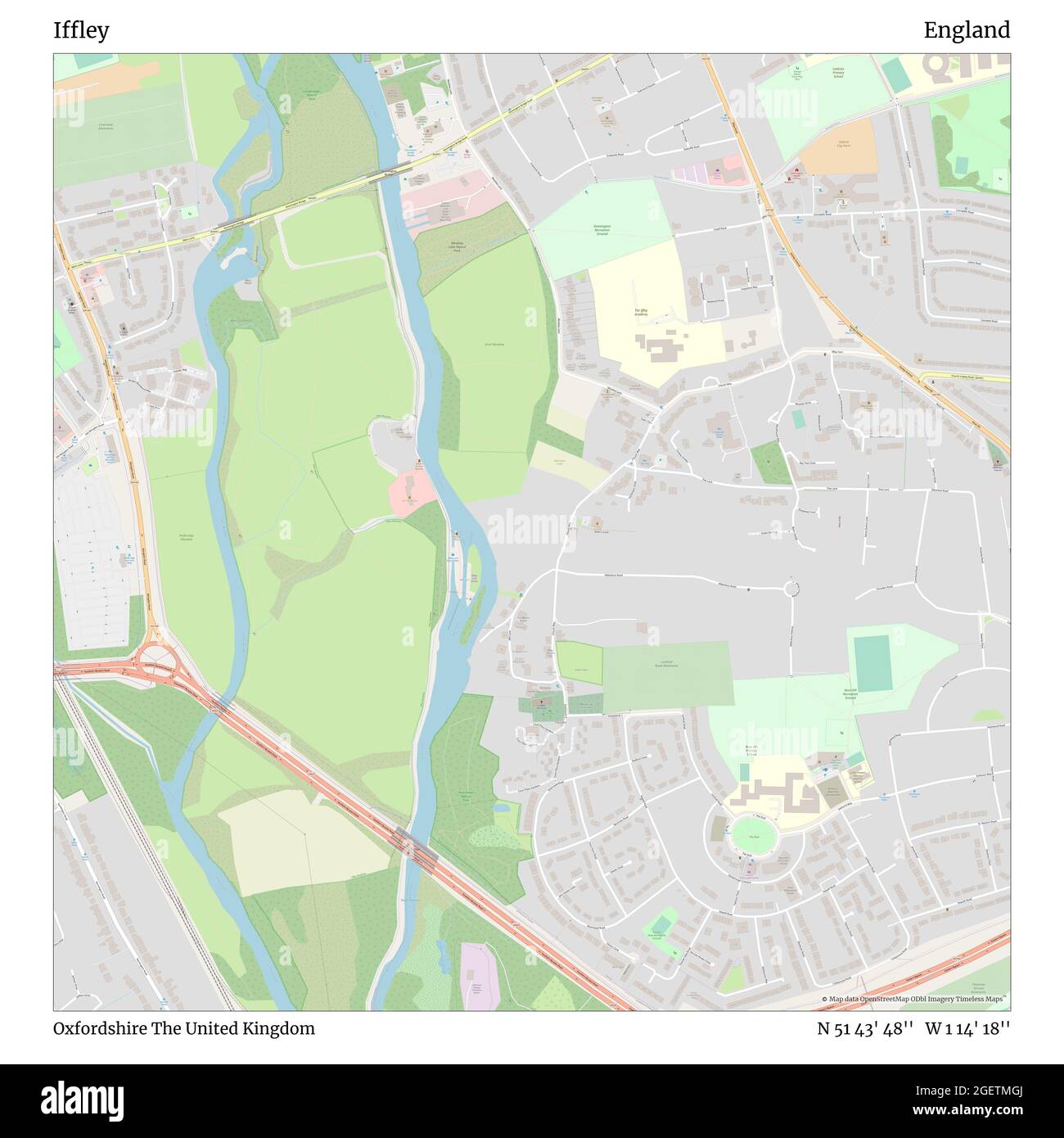 Iffley, Oxfordshire, United Kingdom, England, N 51 43' 48'', W 1 14' 18 ...