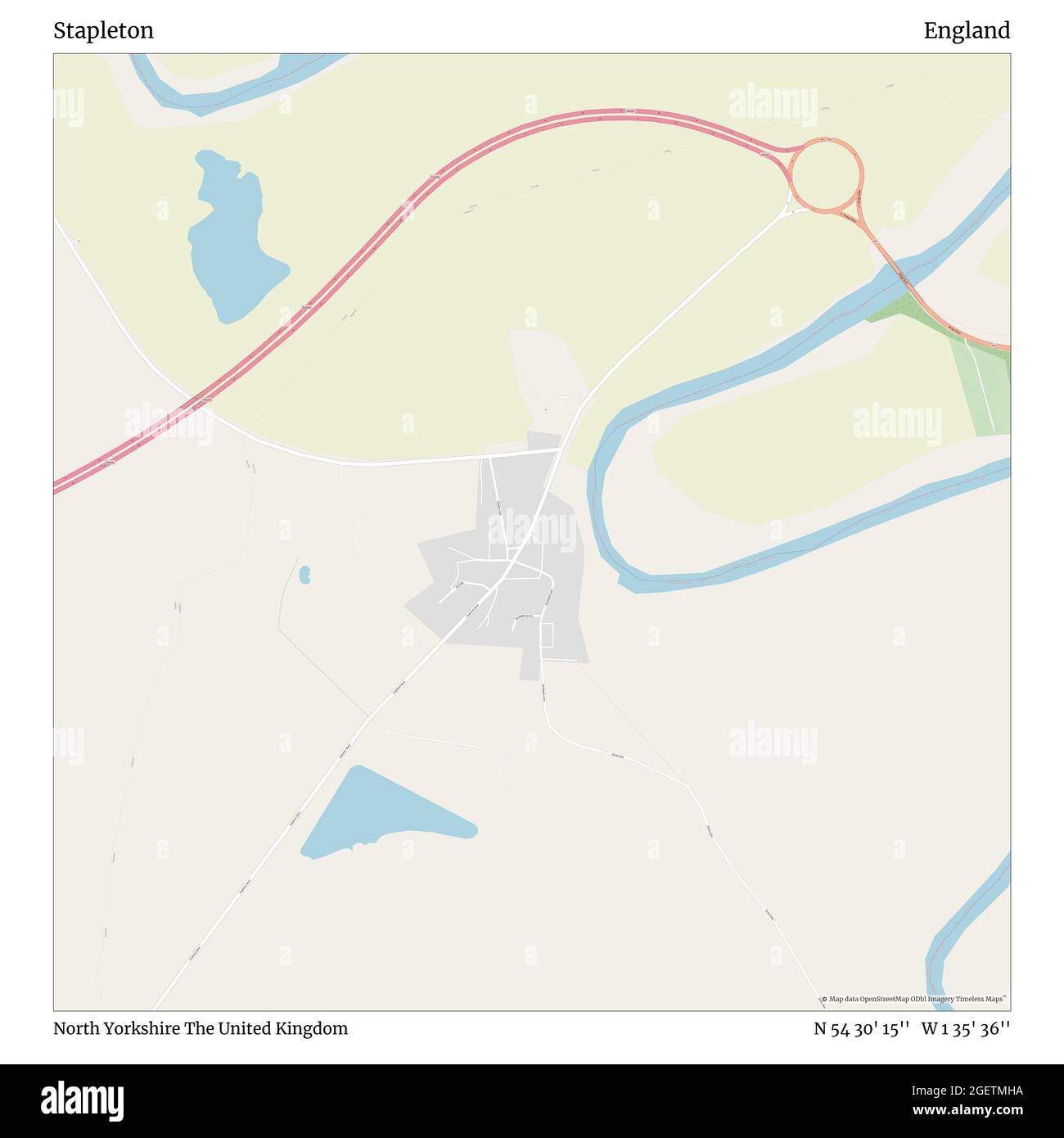 Stapleton, North Yorkshire, United Kingdom, England, N 54 30' 15'', W 1 ...