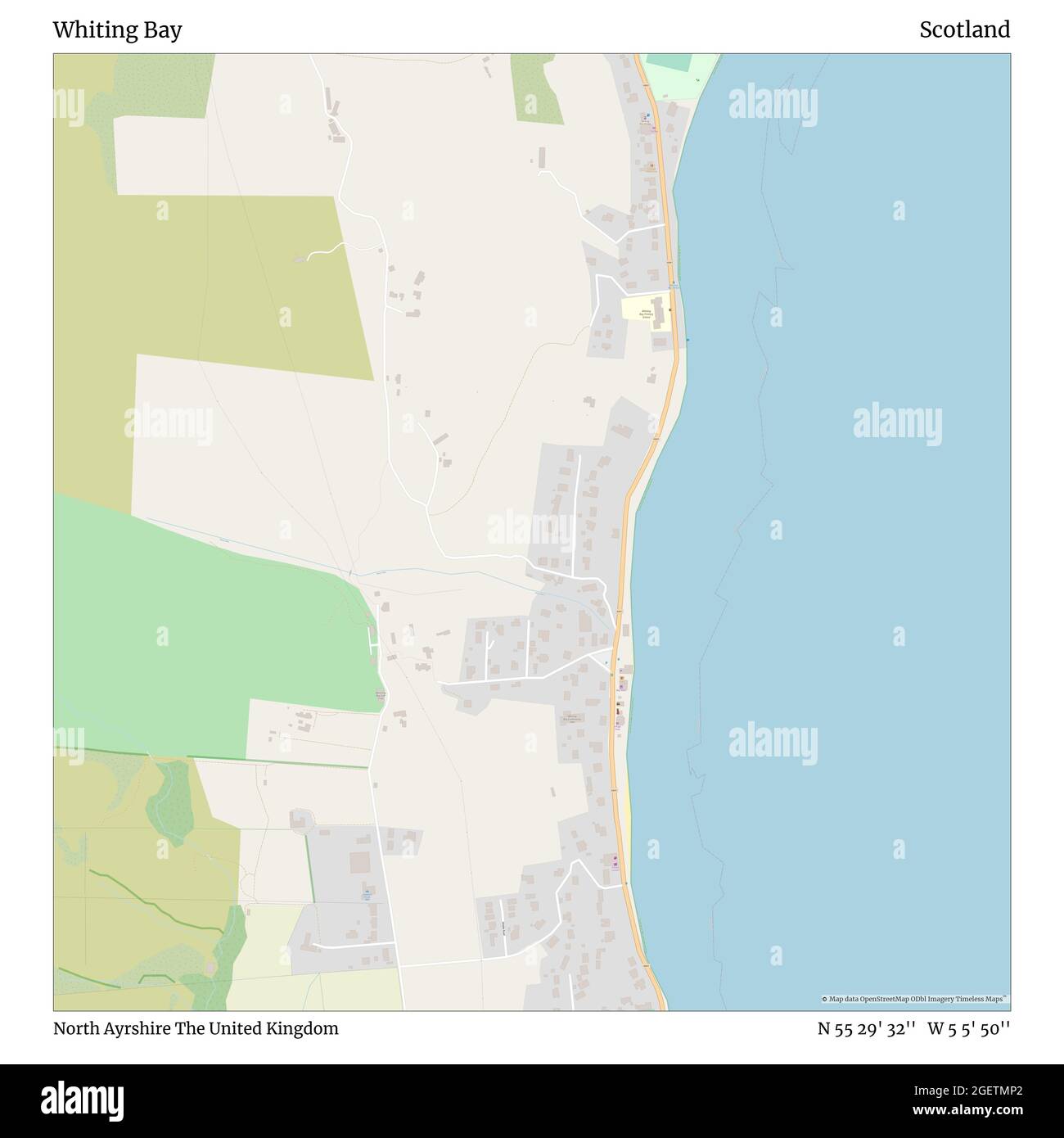 Whiting Bay, North Ayrshire, United Kingdom, Scotland, N 55 29' 32'', W ...