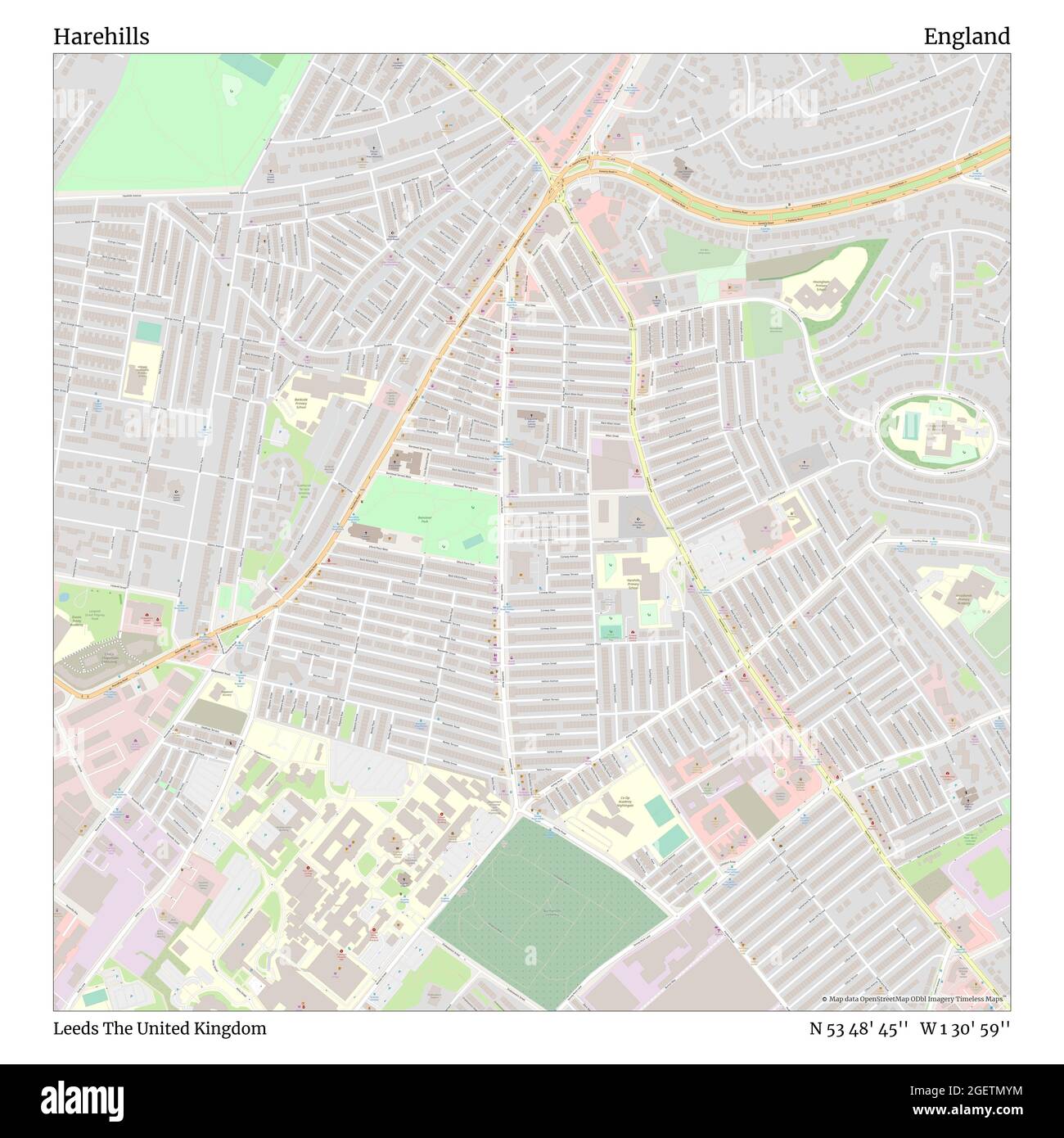 Harehills, Leeds, United Kingdom, England, N 53 48' 45'', W 1 30' 59 ...