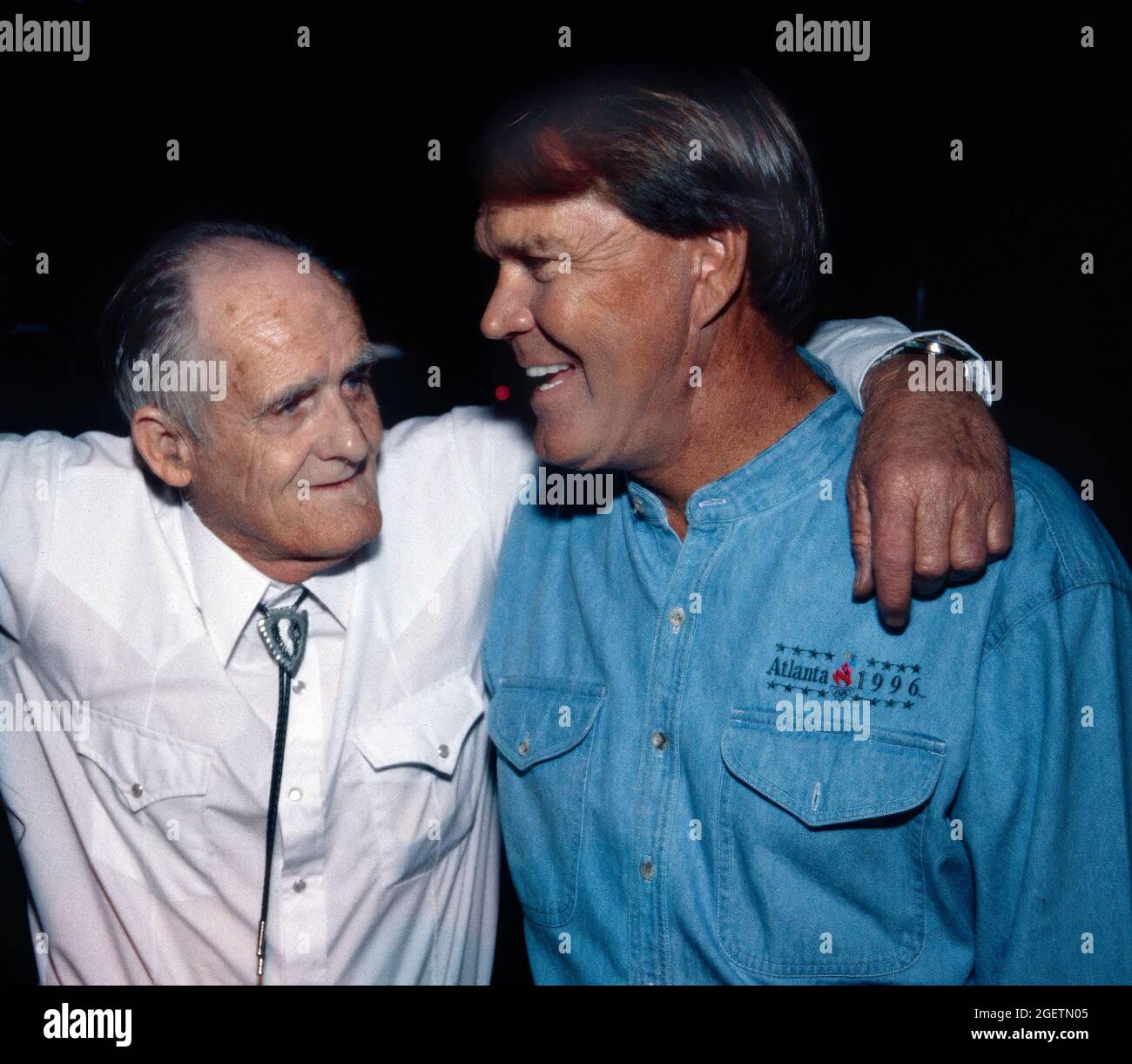 Glen Campbell and his uncle William Eugene "Boo" Campbell share a ...