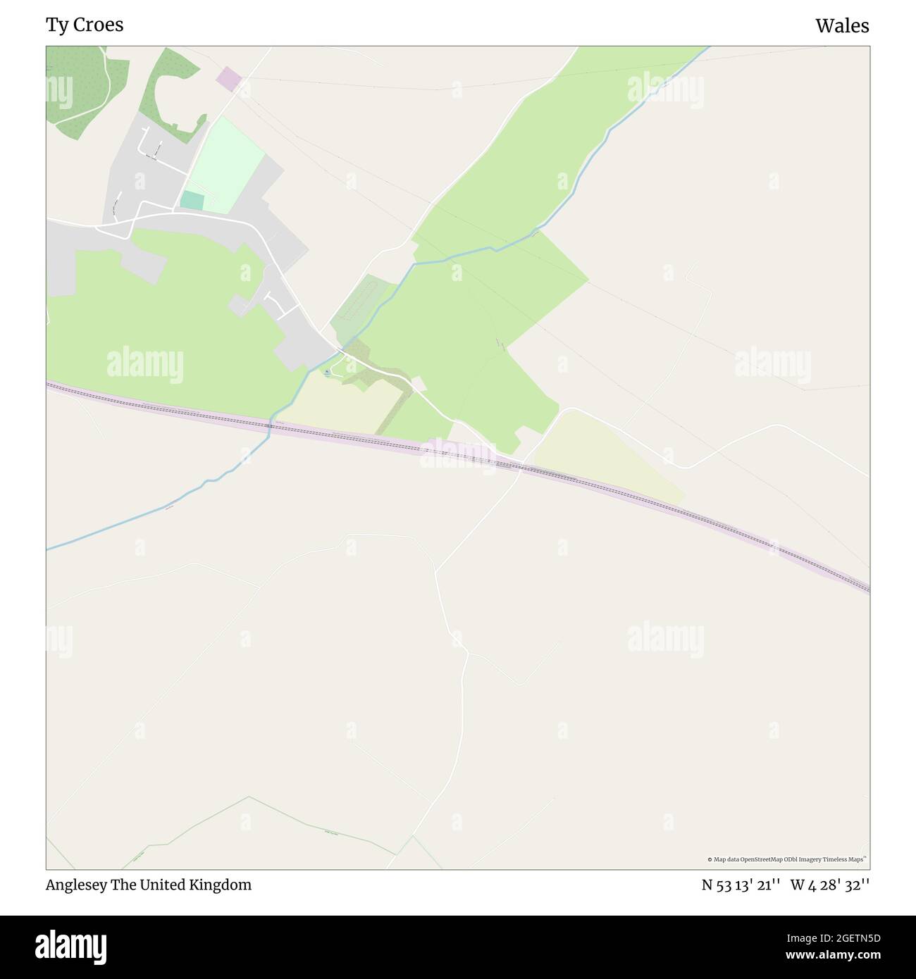 Ty Croes, Anglesey, United Kingdom, Wales, N 53 13' 21'', W 4 28' 32 ...