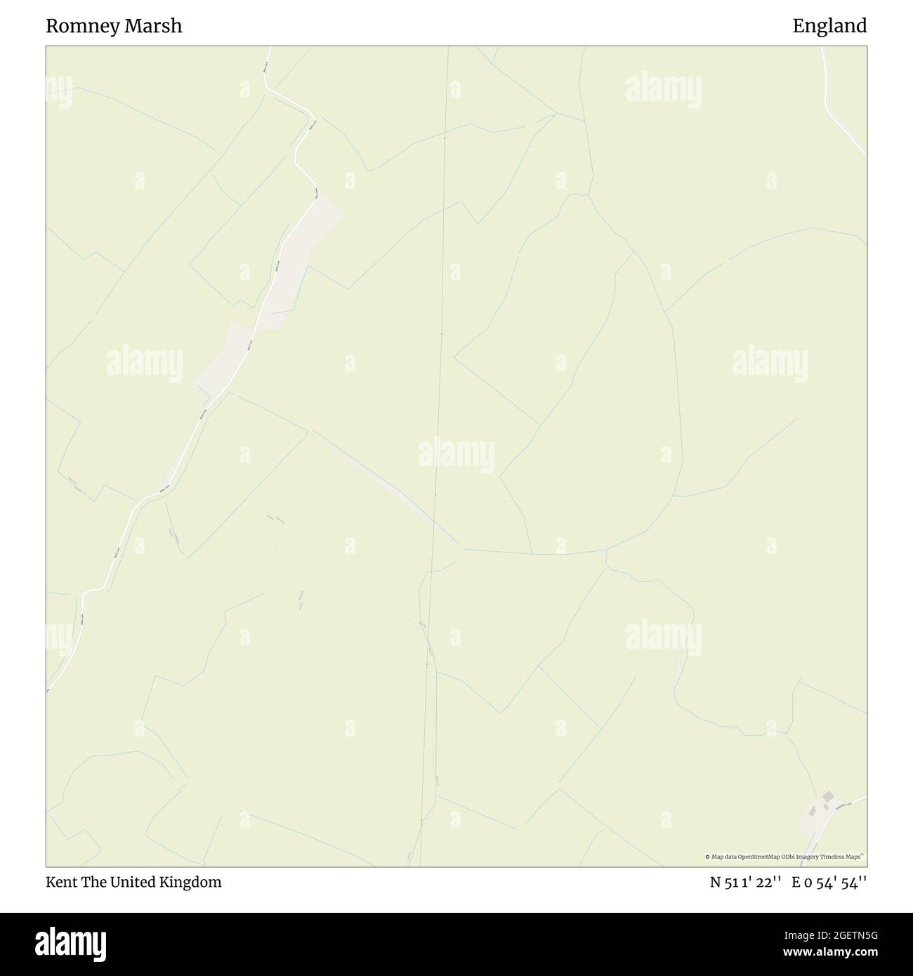 Map of romney hi-res stock photography and images - Alamy