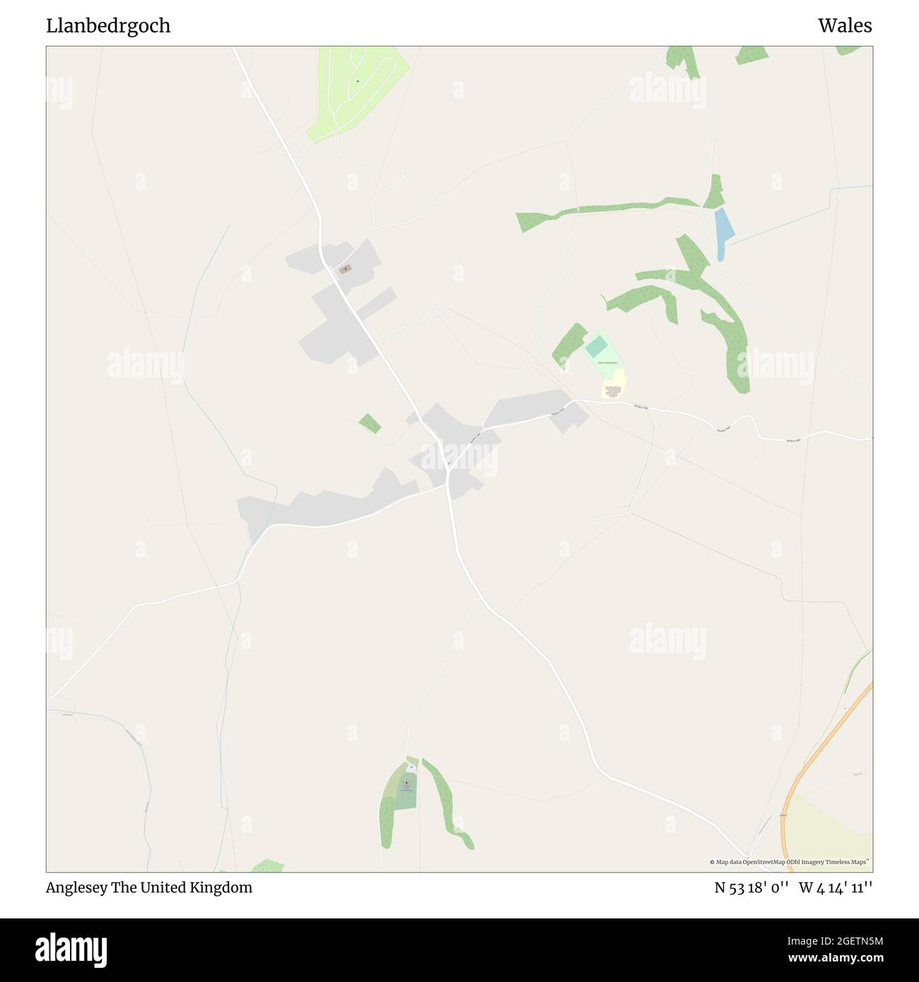 Map of anglesey hi-res stock photography and images - Alamy