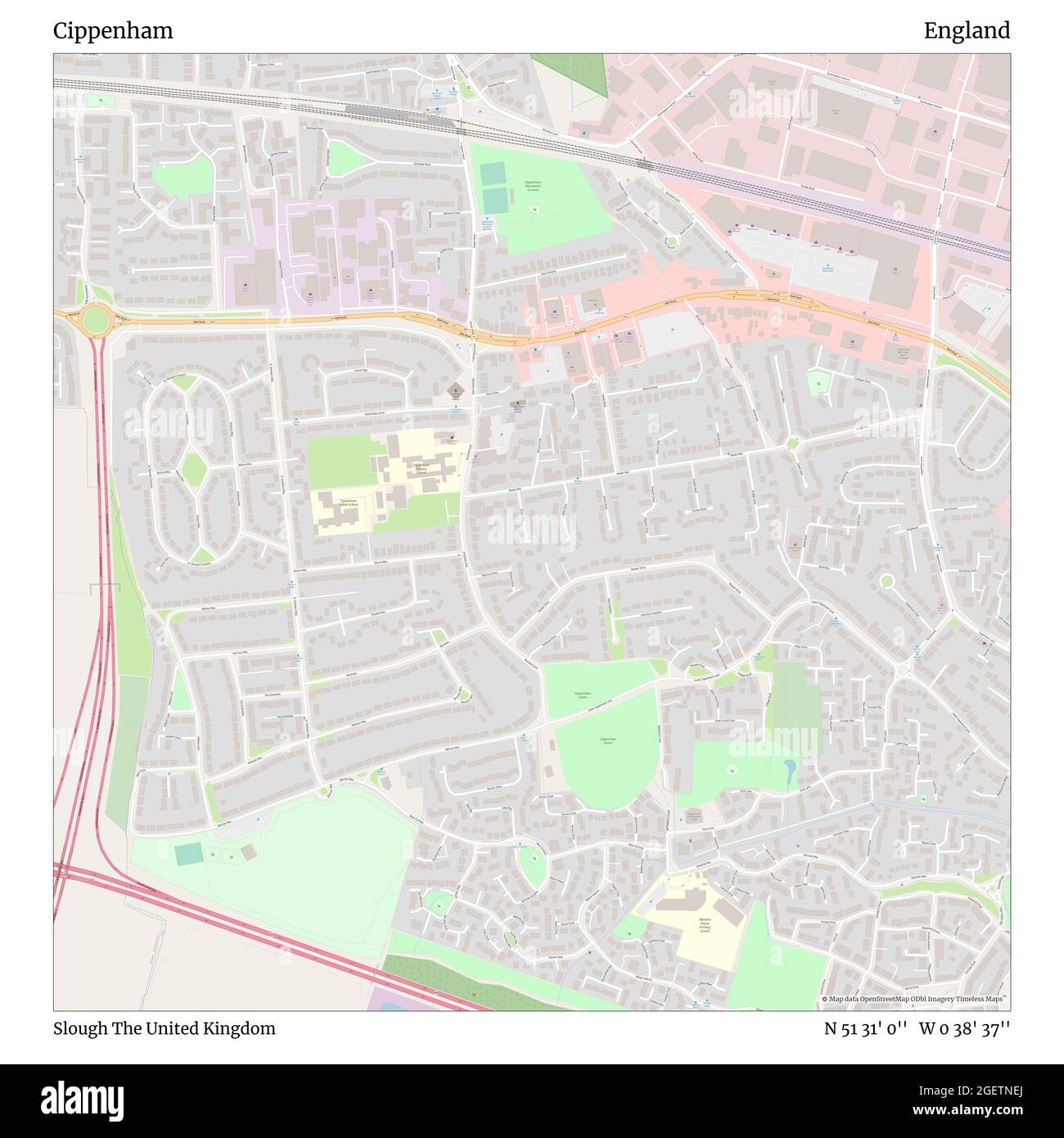 Map of slough hi-res stock photography and images - Alamy