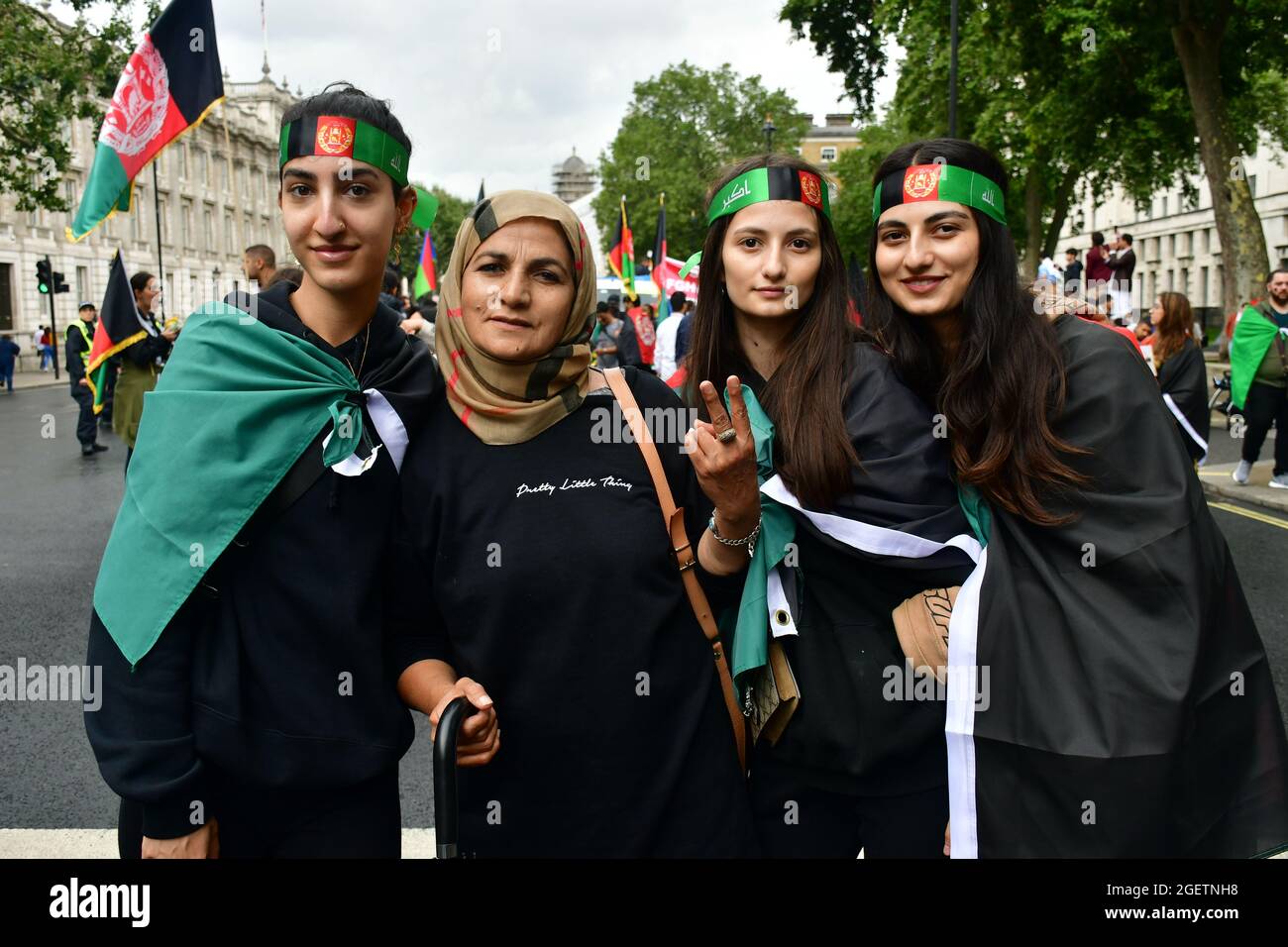 Marble Arch, London, UK. 2021-08-21. Hundreds most young Afghans in ...