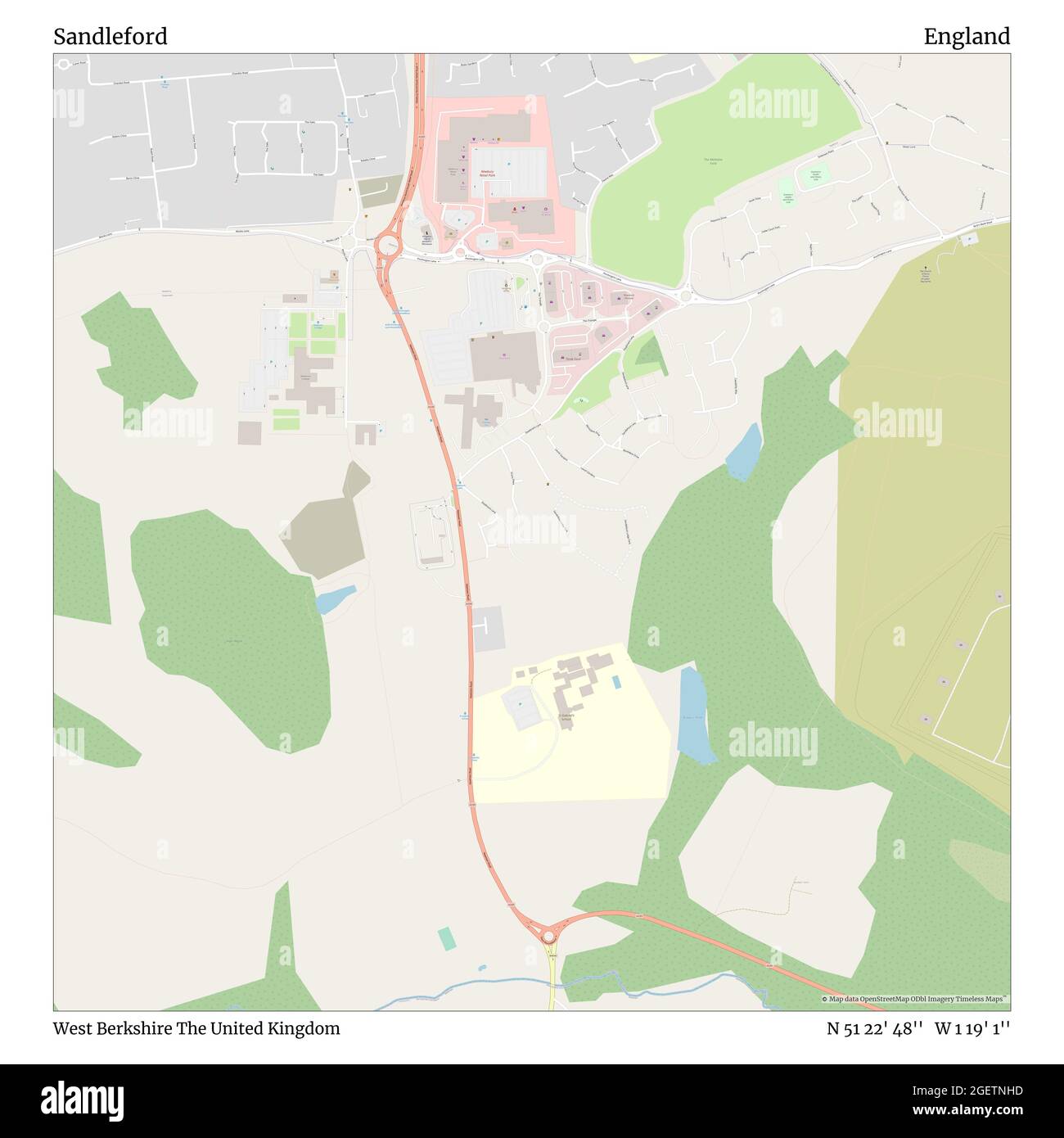 Berkshire map hi-res stock photography and images - Alamy