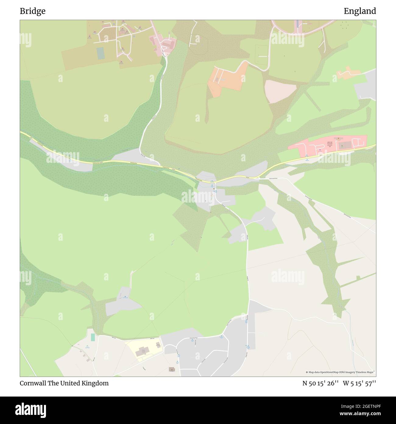 Map of cornwall england hi-res stock photography and images - Alamy