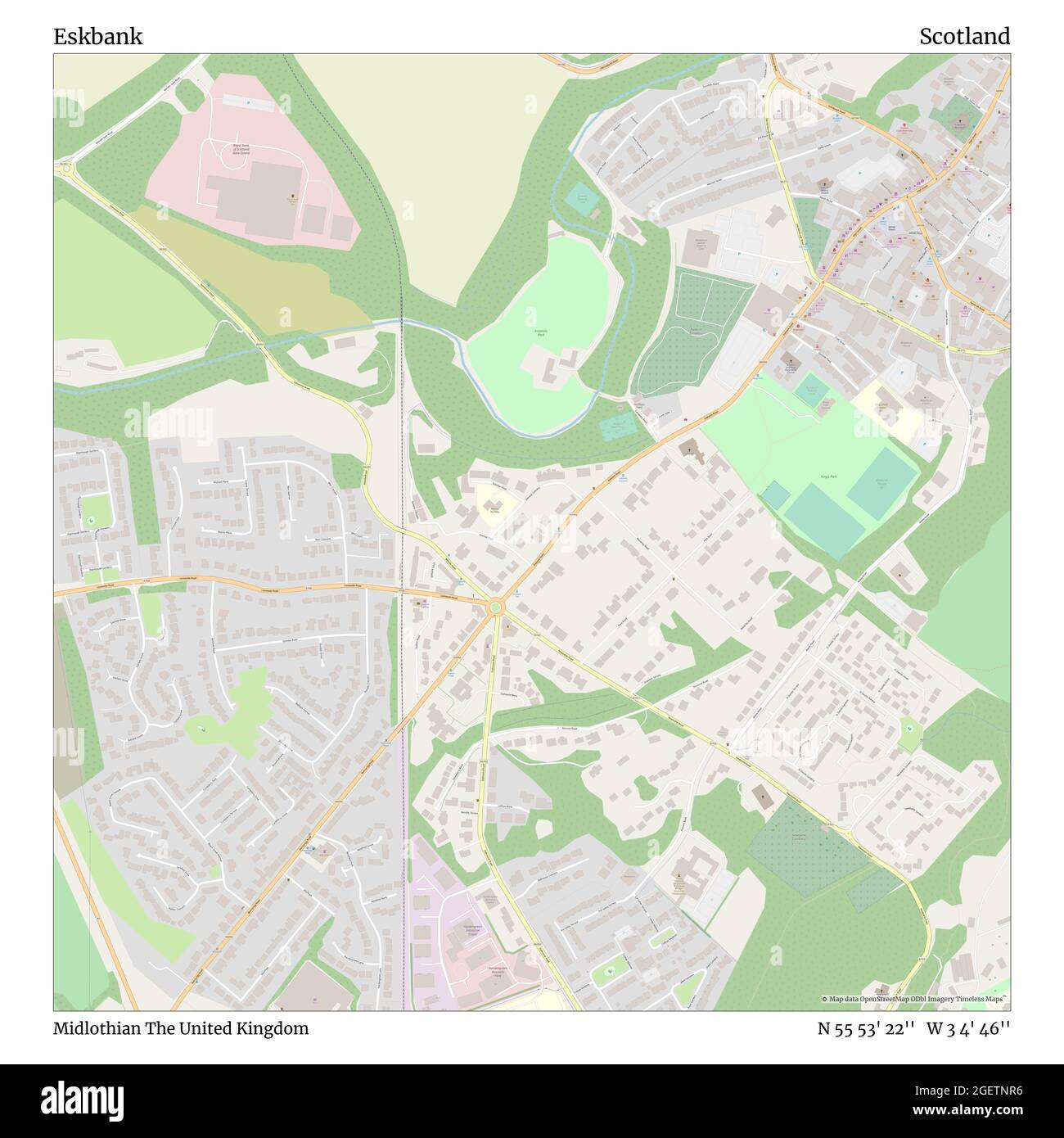 Midlothian map hi-res stock photography and images - Alamy