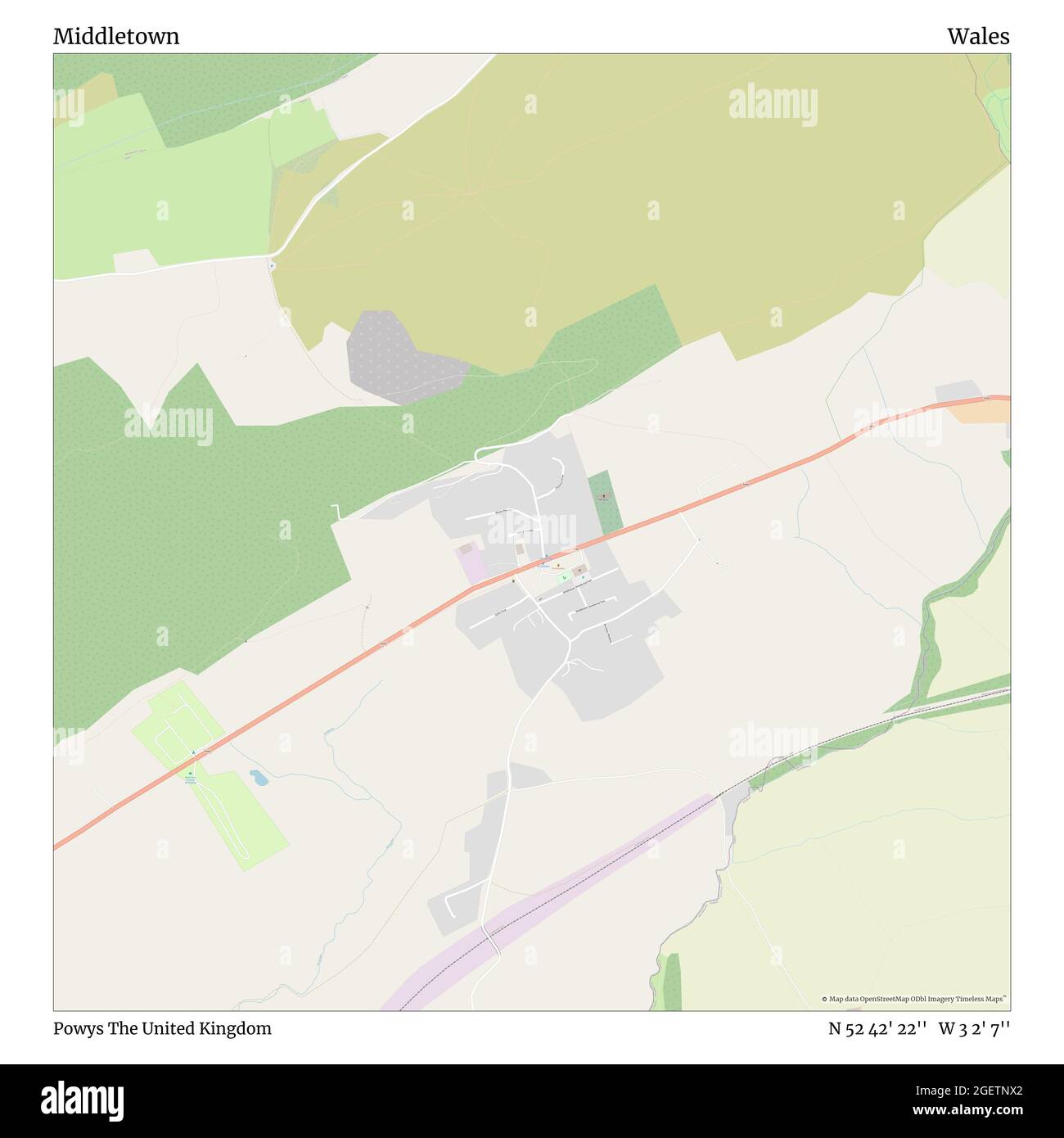 Map of middletown hi-res stock photography and images - Alamy