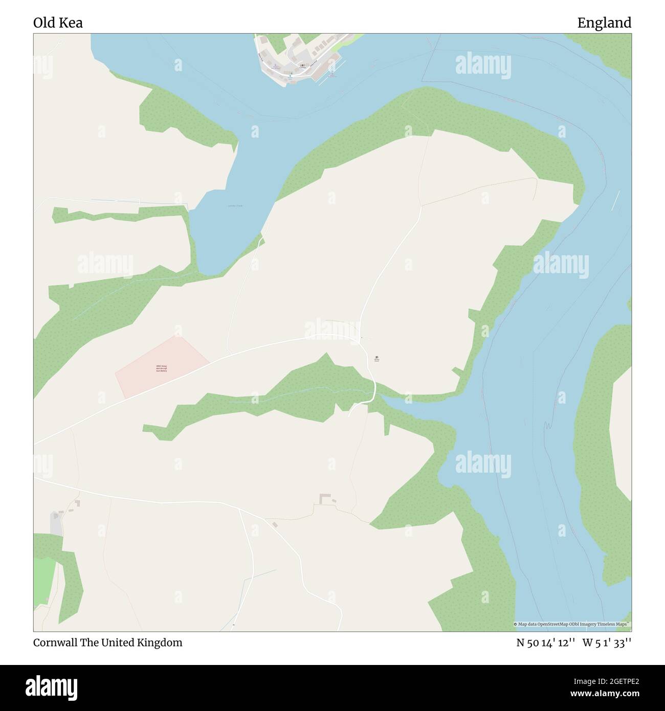 Old map of cornwall Cut Out Stock Images & Pictures - Alamy