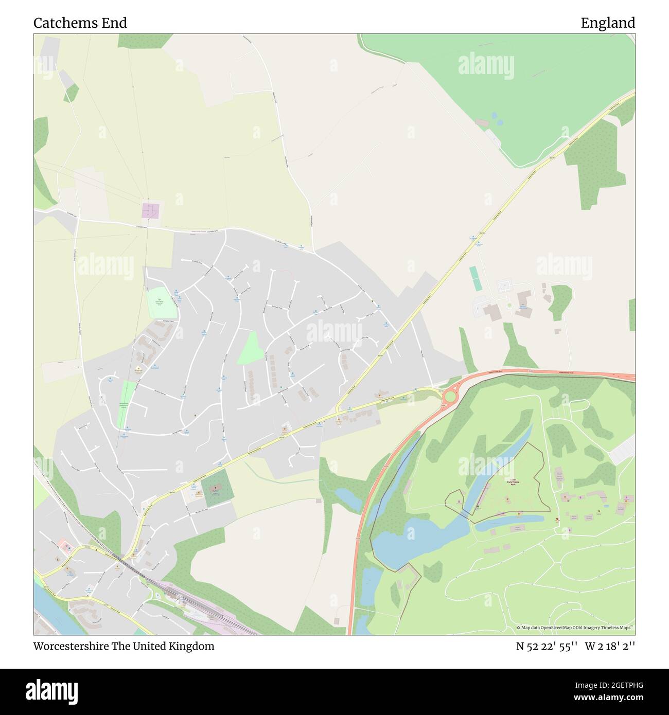 Catchems End, Worcestershire, United Kingdom, England, N 52 22' 55'', W ...