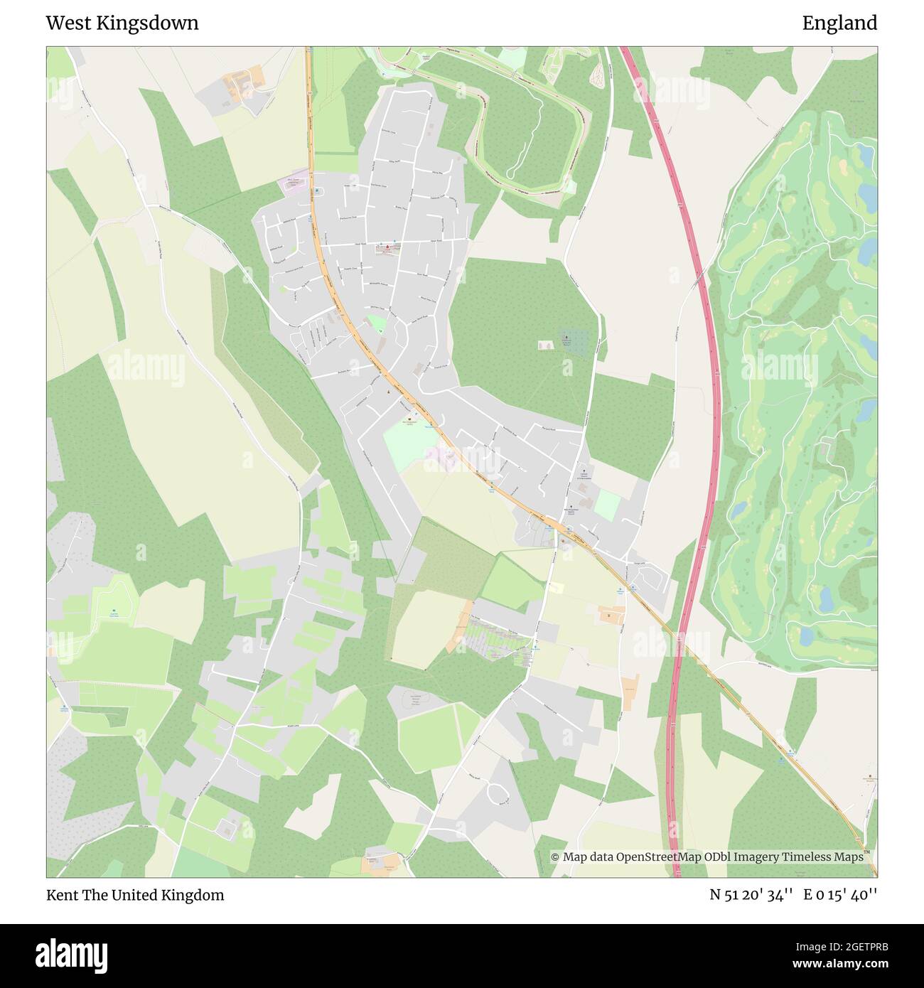 West Kingsdown, Kent, United Kingdom, England, N 51 20' 34'', E 0 15 ...