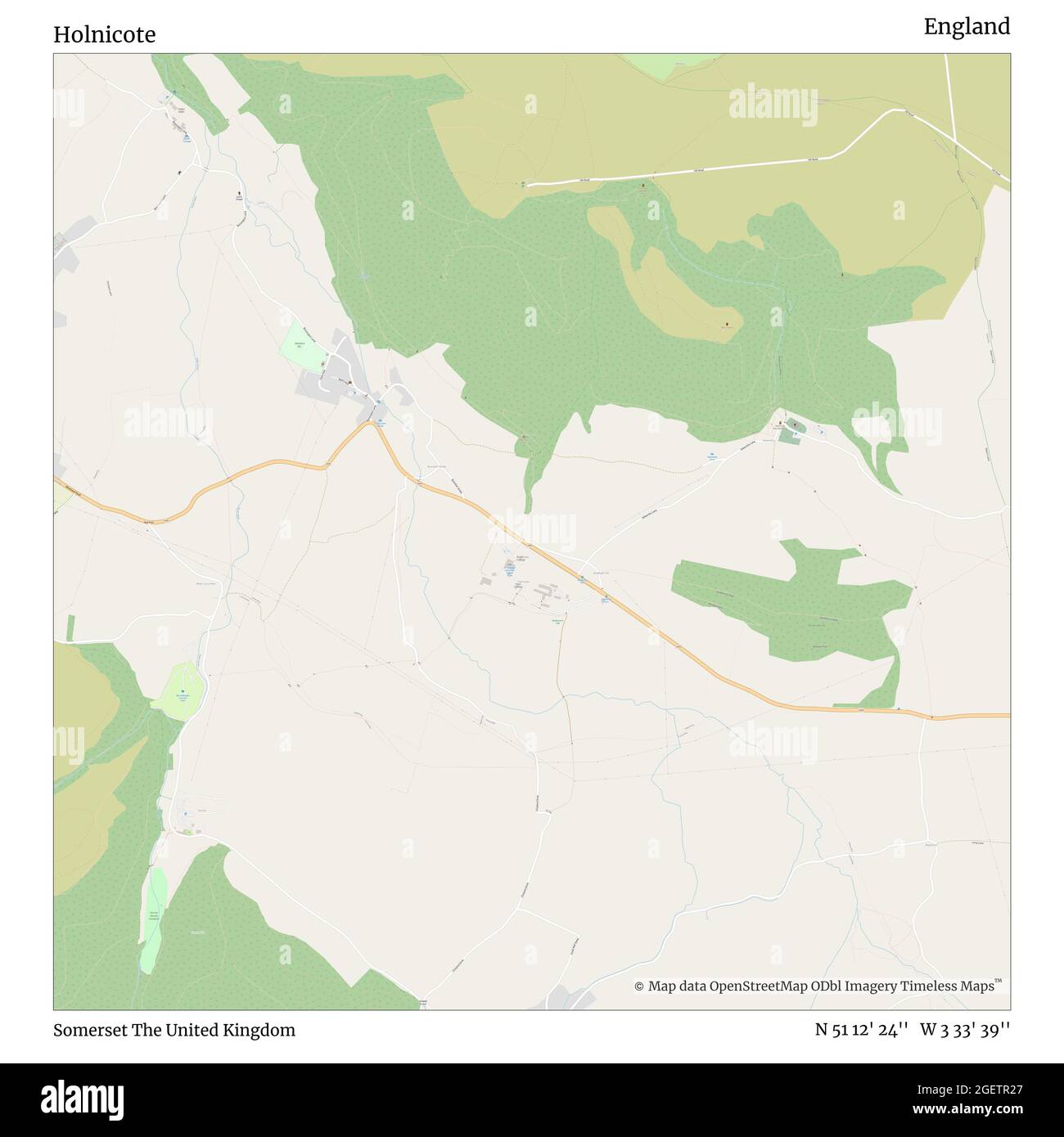 Holnicote in somerset Cut Out Stock Images & Pictures - Alamy