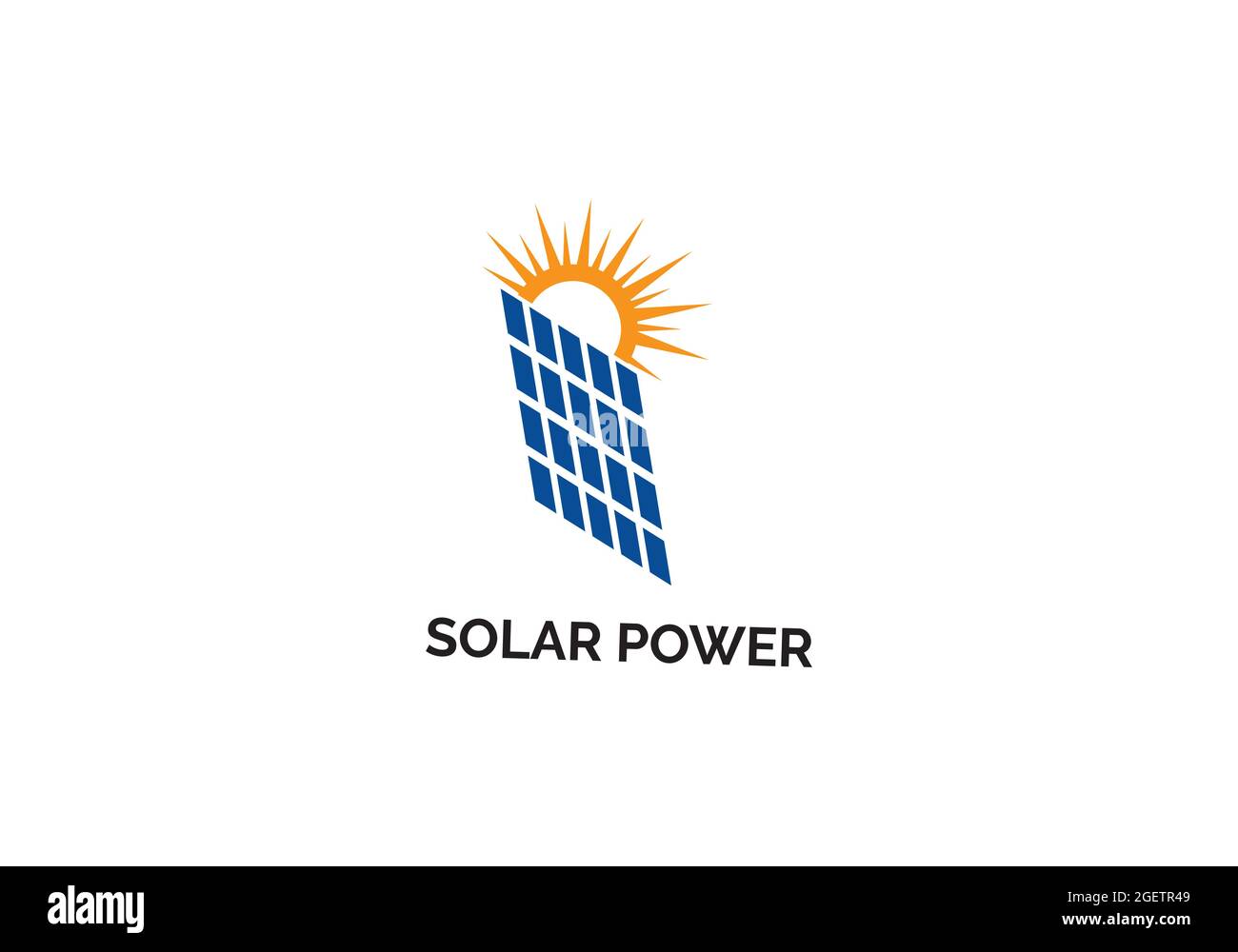 Sun solar energy logo design template. solar tech panel design, Solar ...