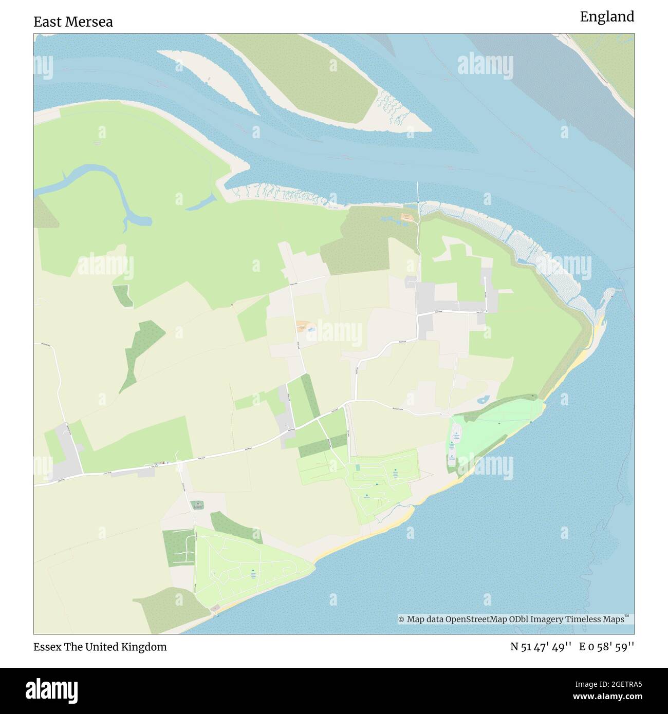 East Mersea, Essex, United Kingdom, England, N 51 47' 49'', E 0 58' 59 ...