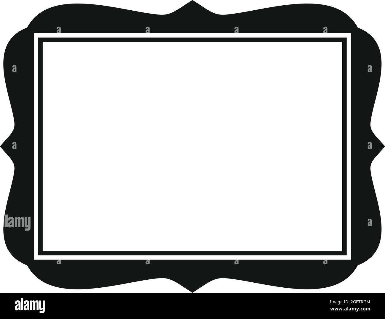 Album frame icon simple vector. Style blank Stock Vector Image & Art ...