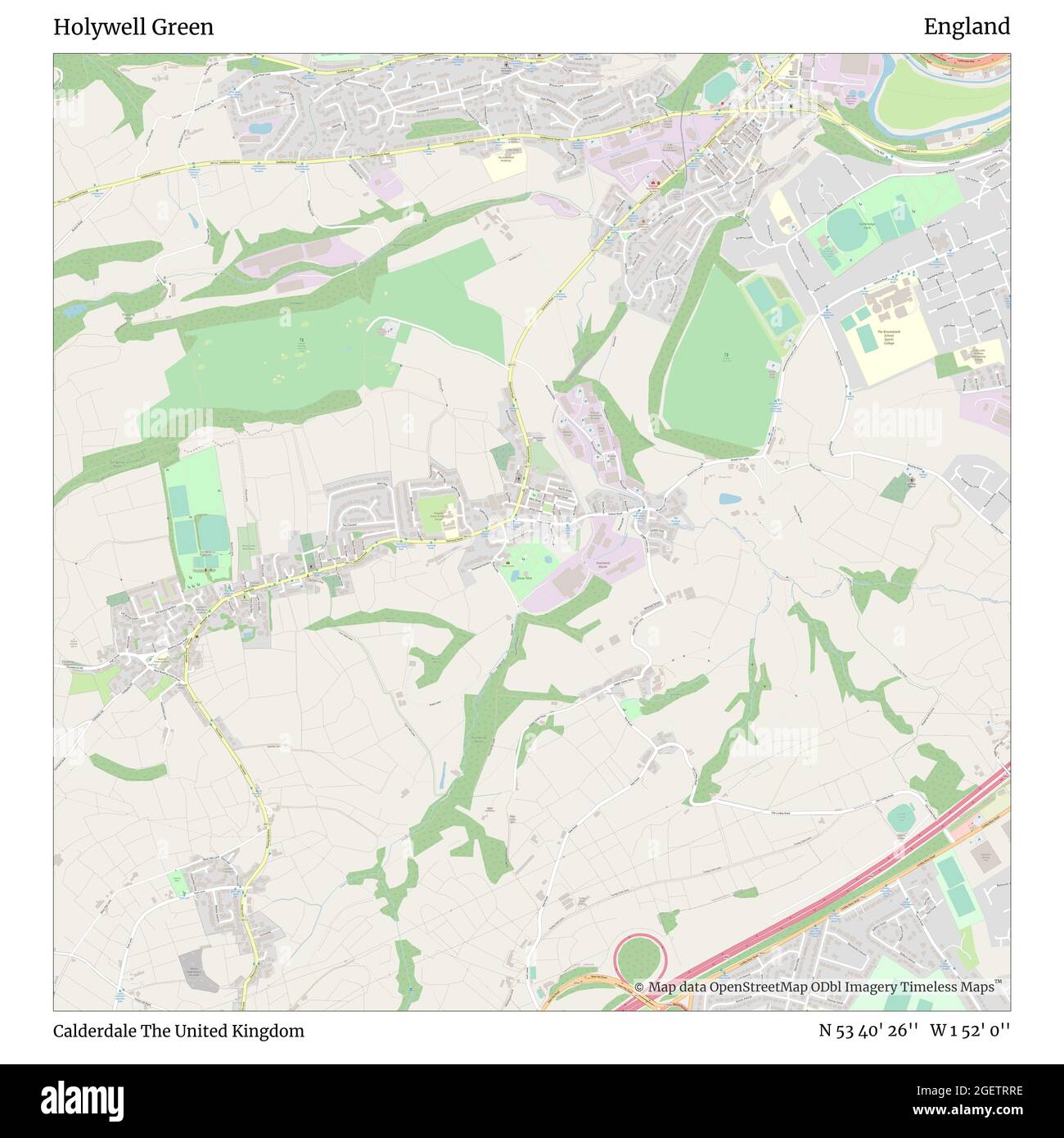 Holywell Green, Calderdale, United Kingdom, England, N 53 40' 26'', W 1 ...