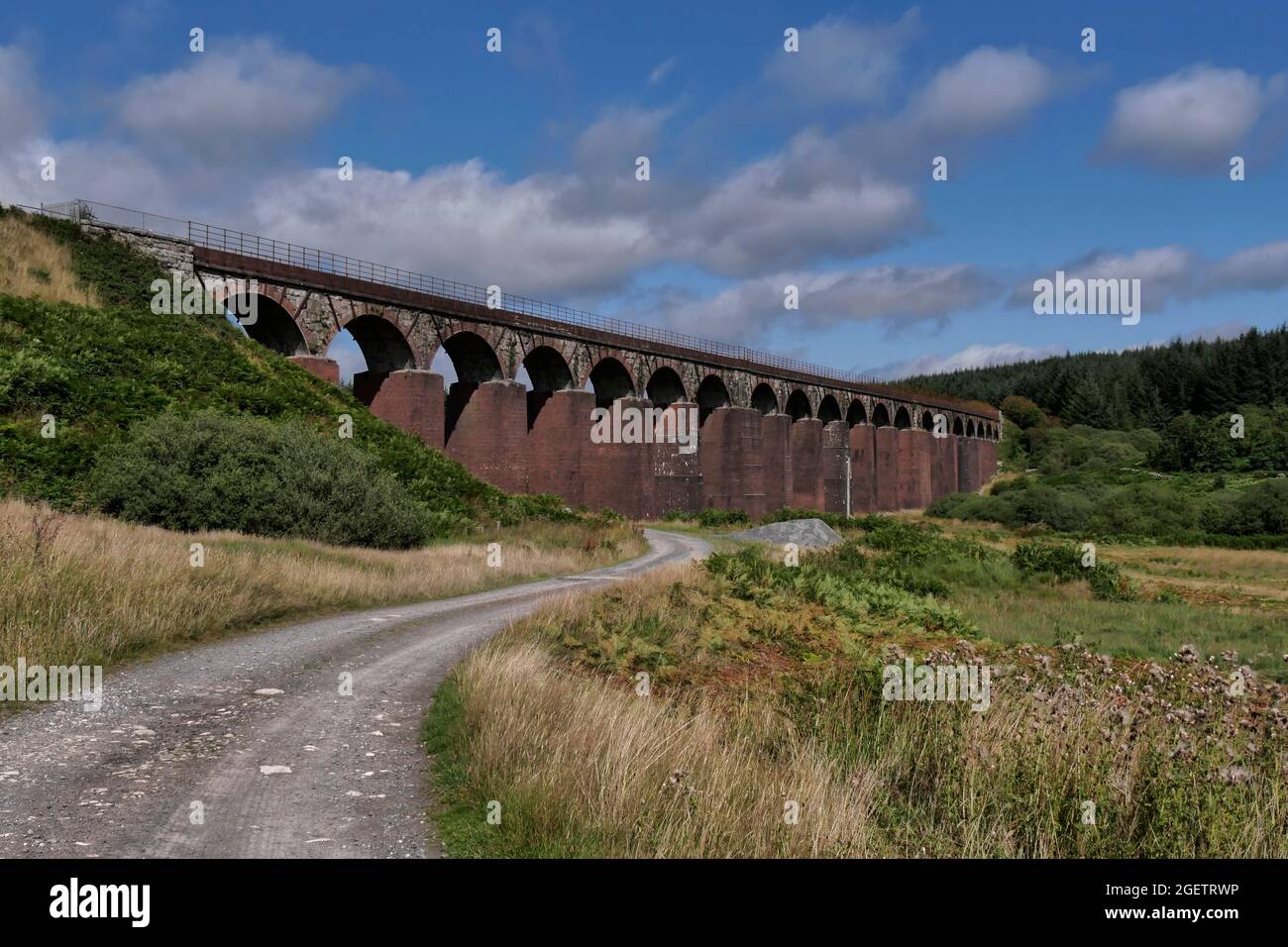 viaduct over the Big Water of Fleet, part of the old Portpatrick ...