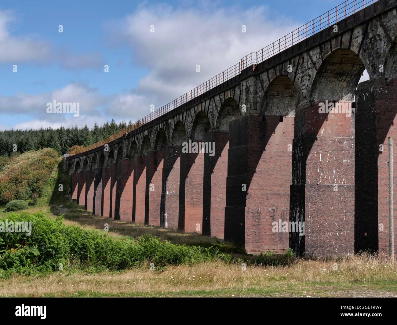 viaduct over the Big Water of Fleet, part of the old Portpatrick ...