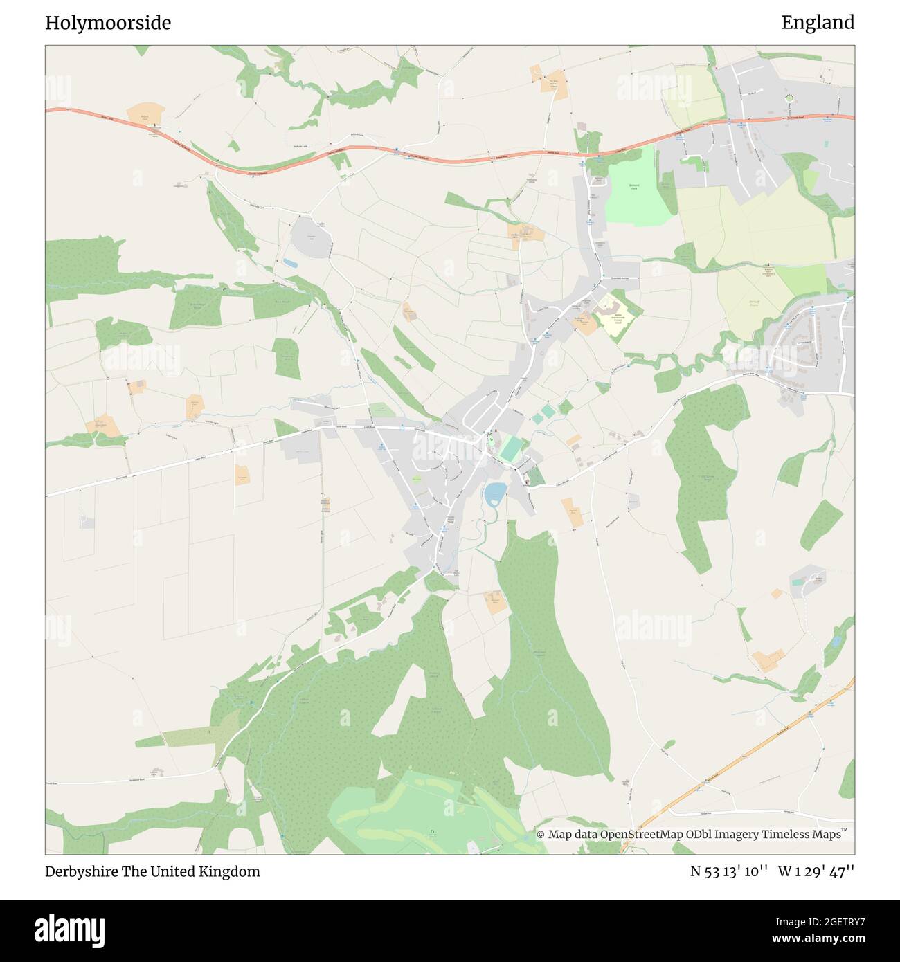 Derbyshire map hi-res stock photography and images - Alamy