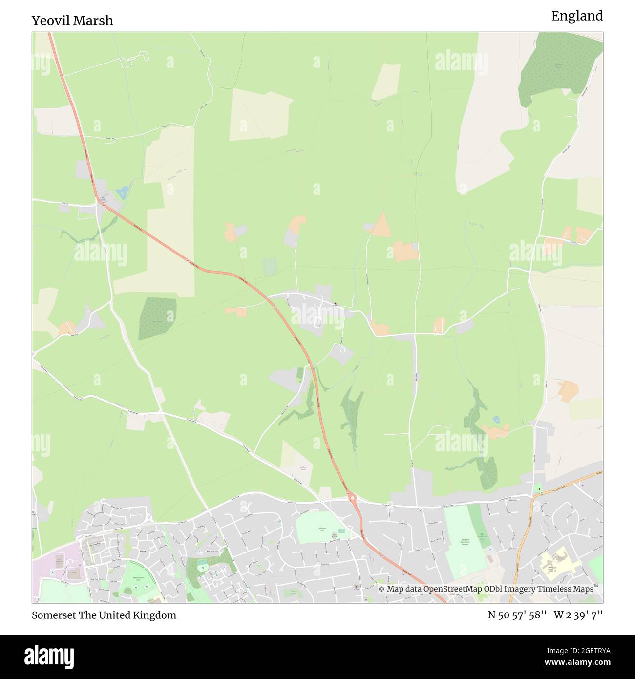 Map of yeovil hi-res stock photography and images - Alamy