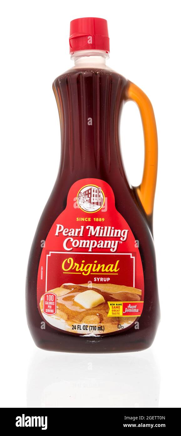 Pearl milling syrup bottle hi-res stock photography and images - Alamy