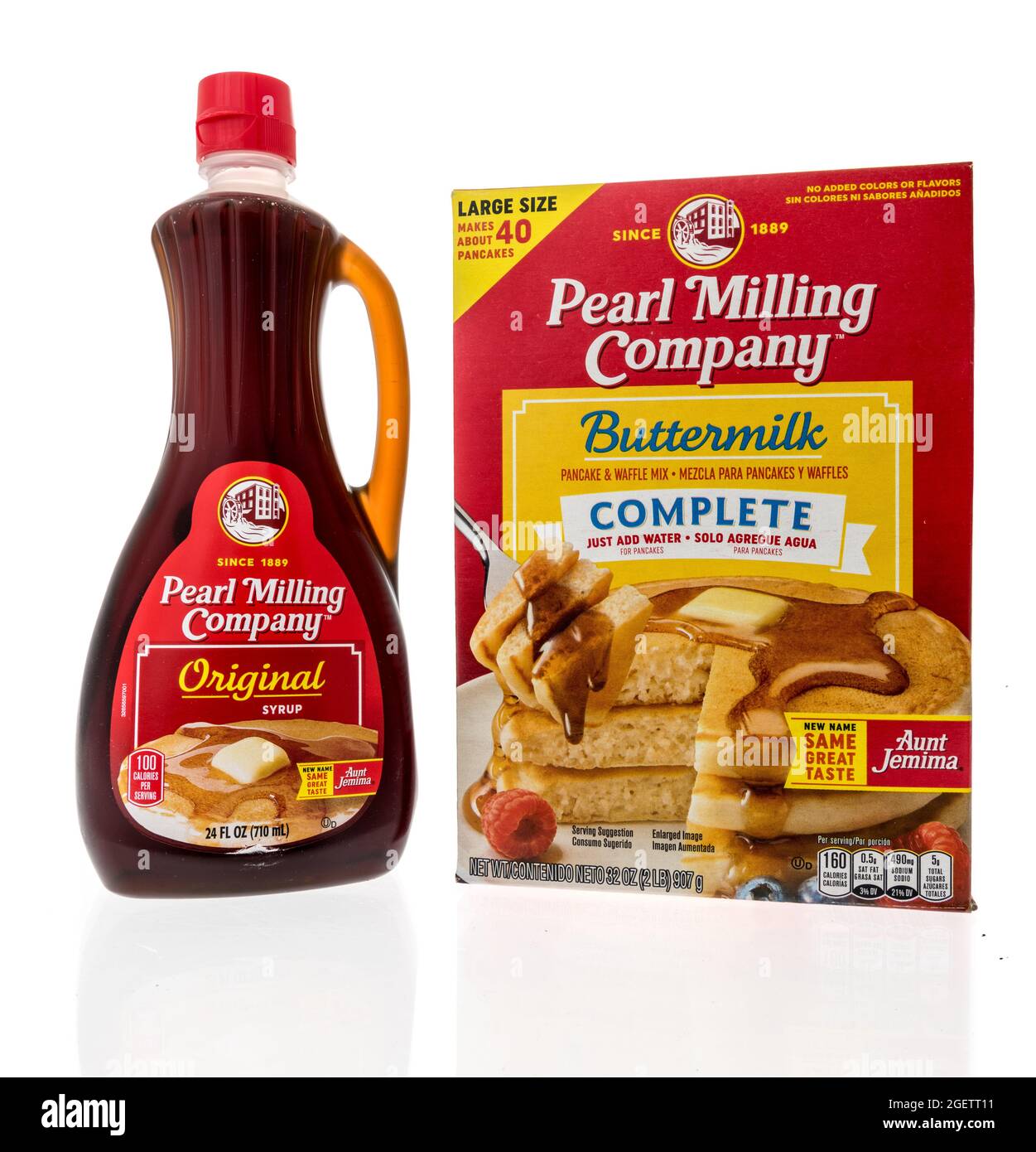 Pearl milling syrup bottle hi-res stock photography and images - Alamy