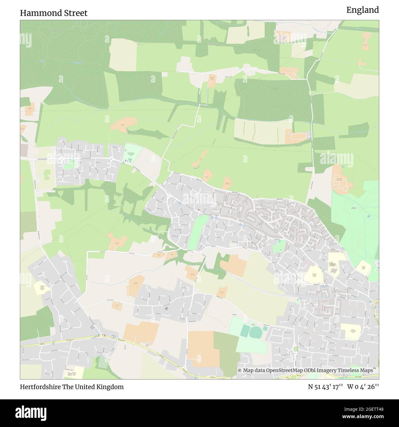 Map of hammond hi-res stock photography and images - Alamy