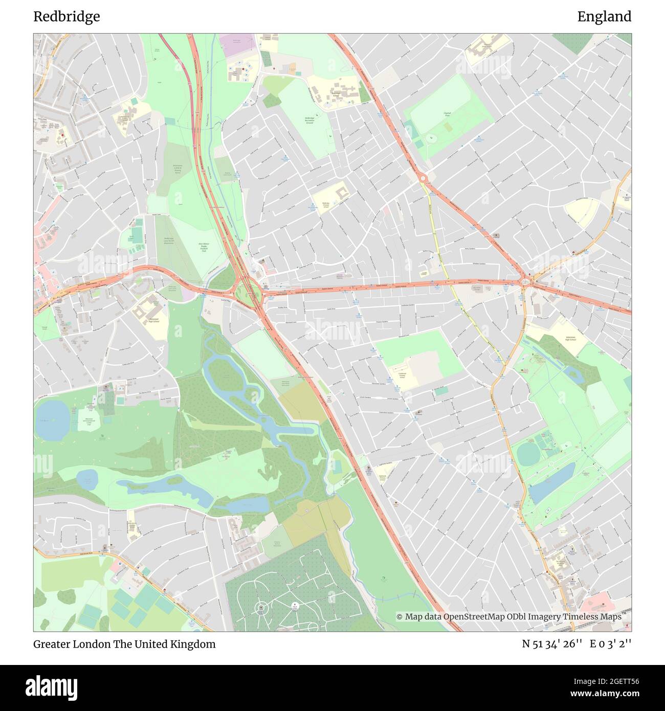 Map of redbridge Cut Out Stock Images & Pictures - Alamy