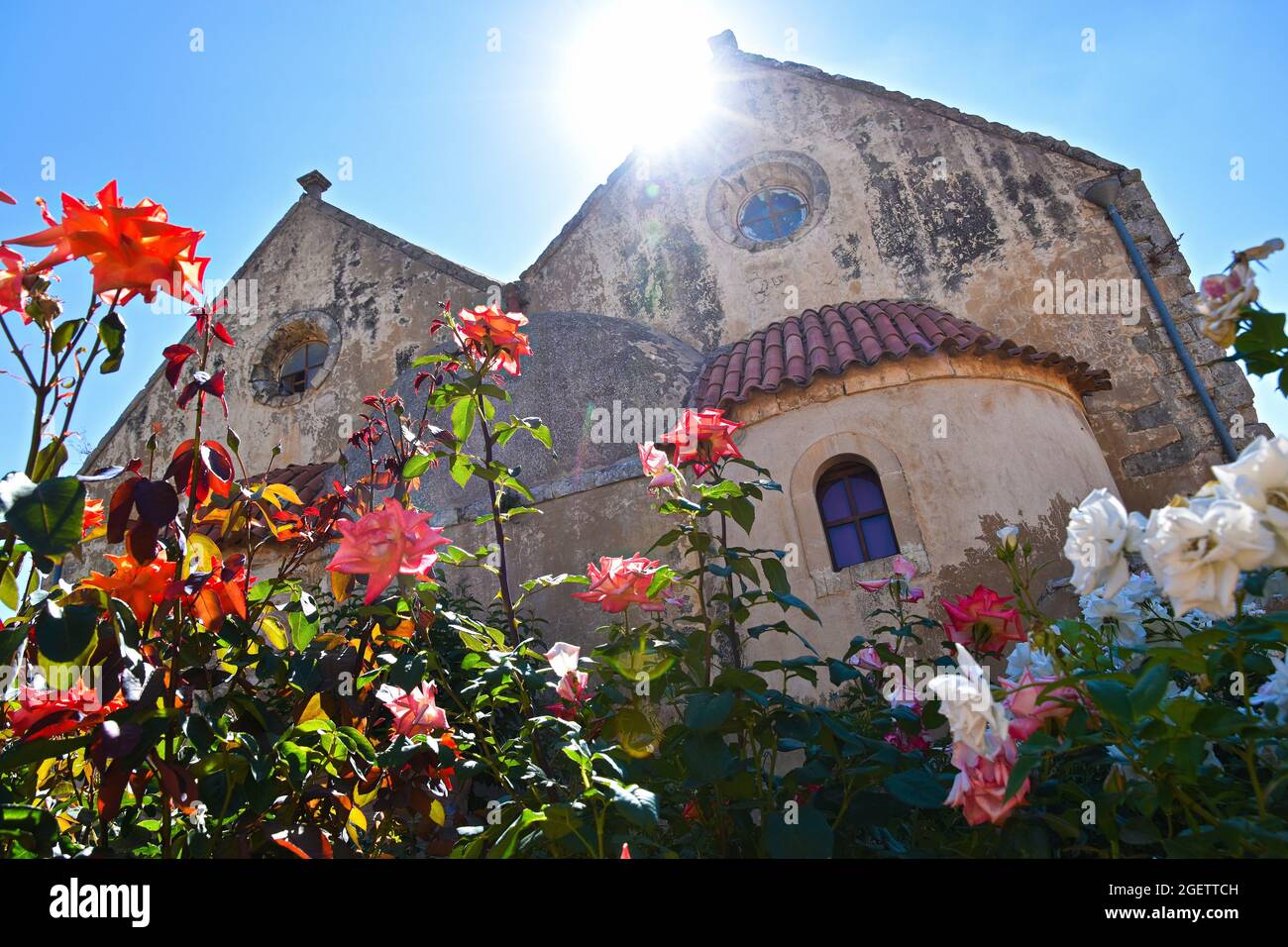 Arkadi Monastery, Crete, Greece, Europe Stock Photo - Alamy