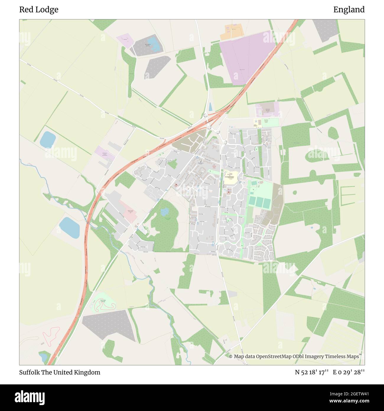 Map of red lodge Cut Out Stock Images & Pictures - Alamy