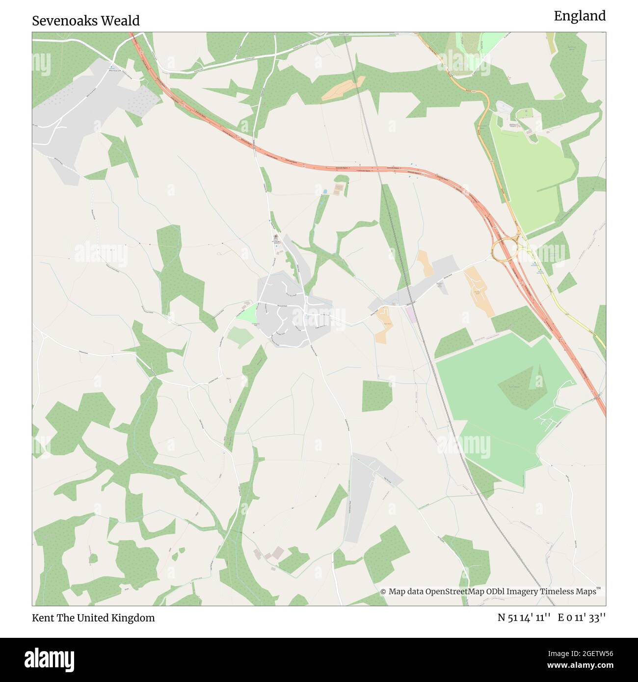 Sevenoaks Weald, Kent, United Kingdom, England, N 51 14' 11'', E 0 11 ...