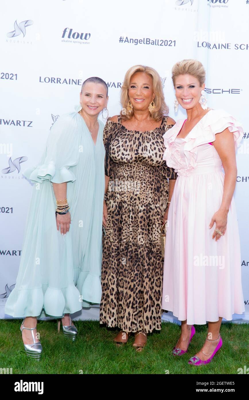 Danielle Merollo, Denise Rich and Jill Martin attends Gabrielle's Angel ...