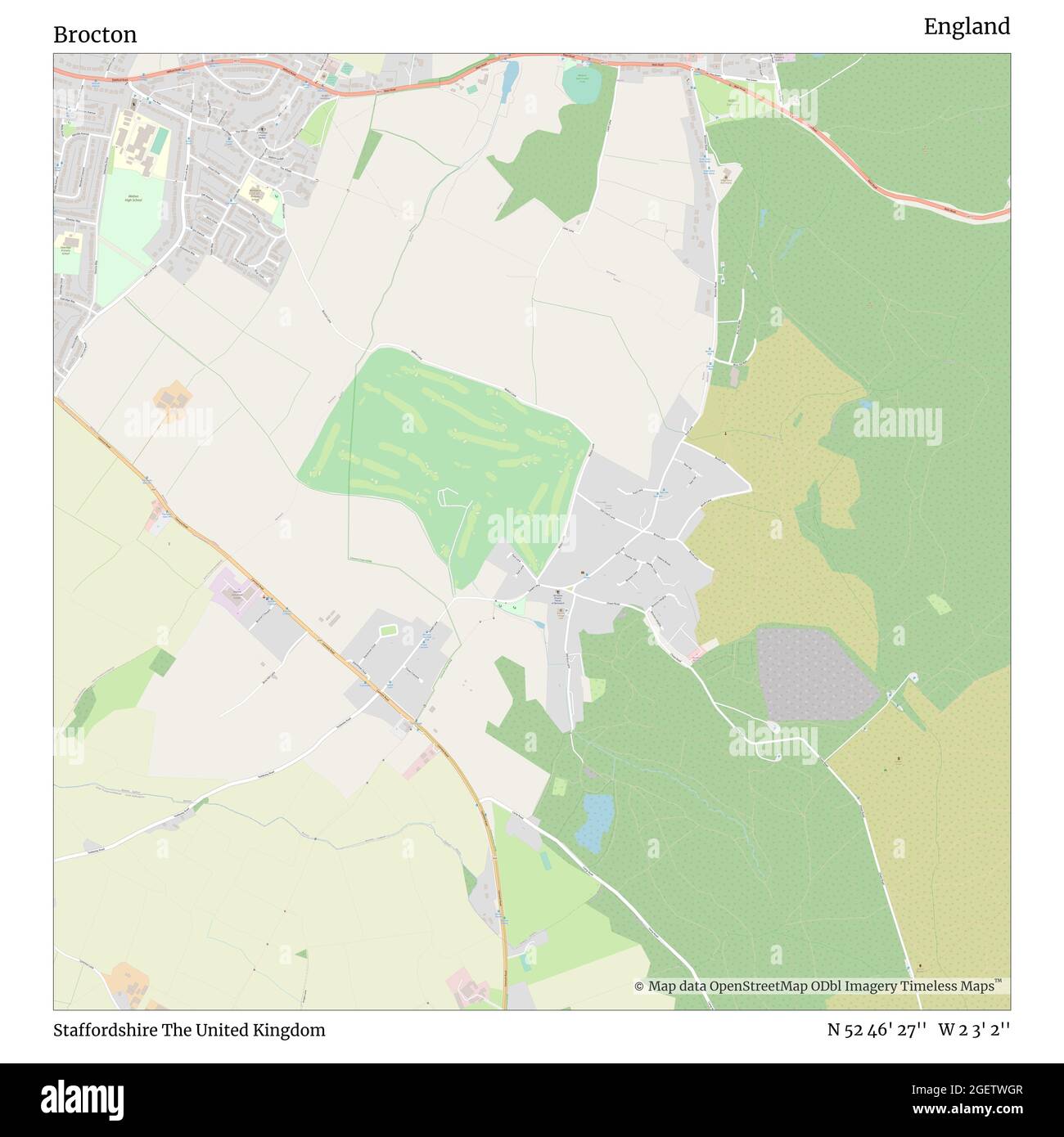 Map of brocton hi-res stock photography and images - Alamy