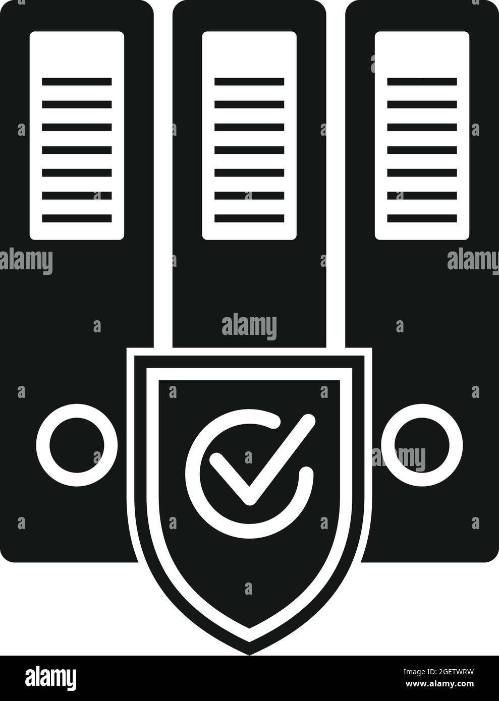 Safety folders icon simple vector. File folder Stock Vector Image & Art ...