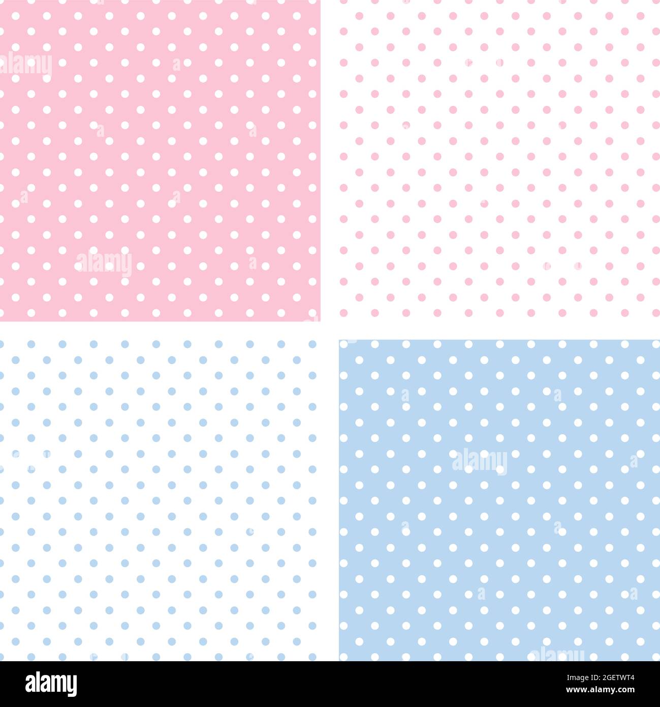 Pink And Blue Polka Dot Backgrounds