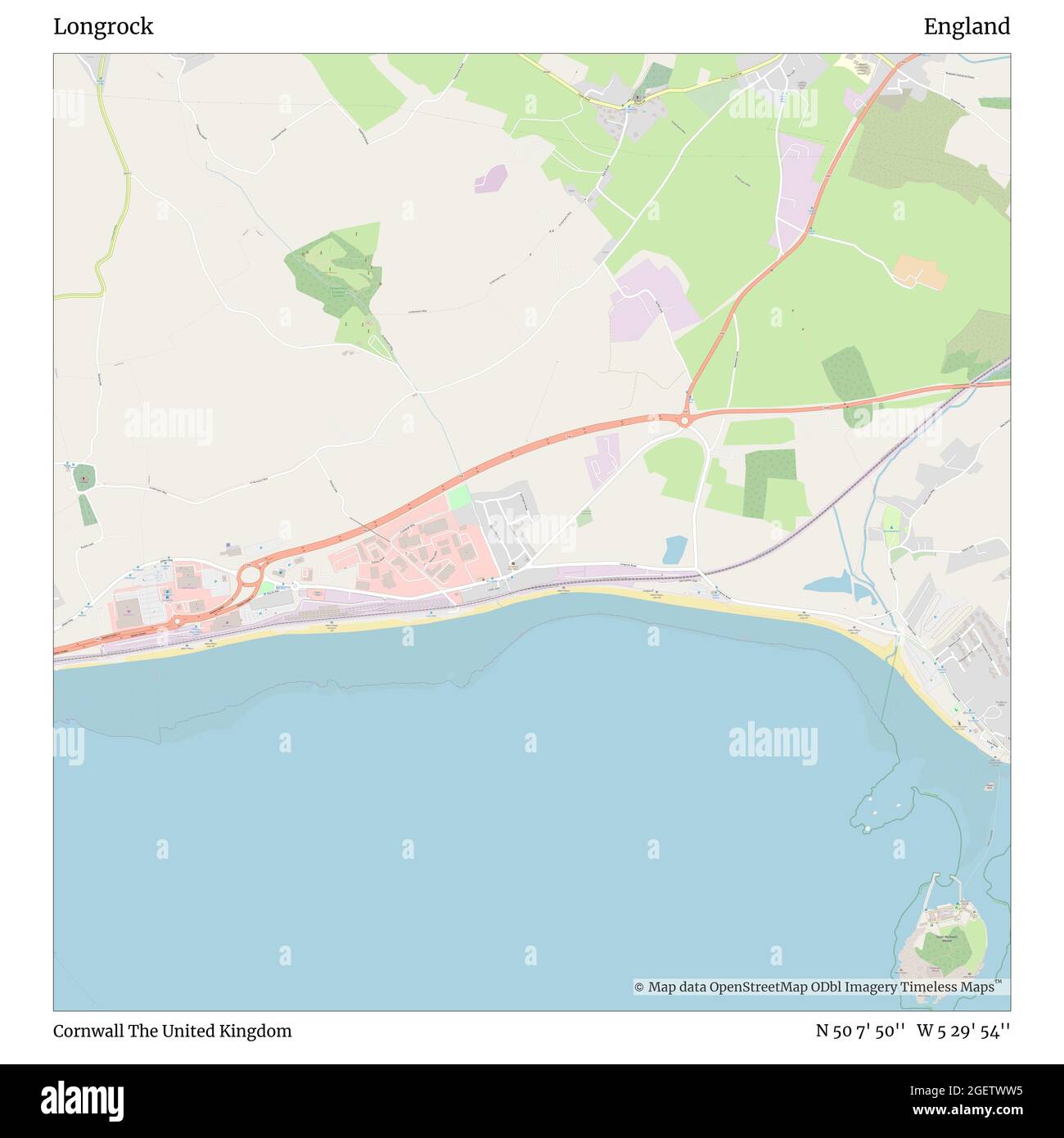 Map of longrock hi-res stock photography and images - Alamy