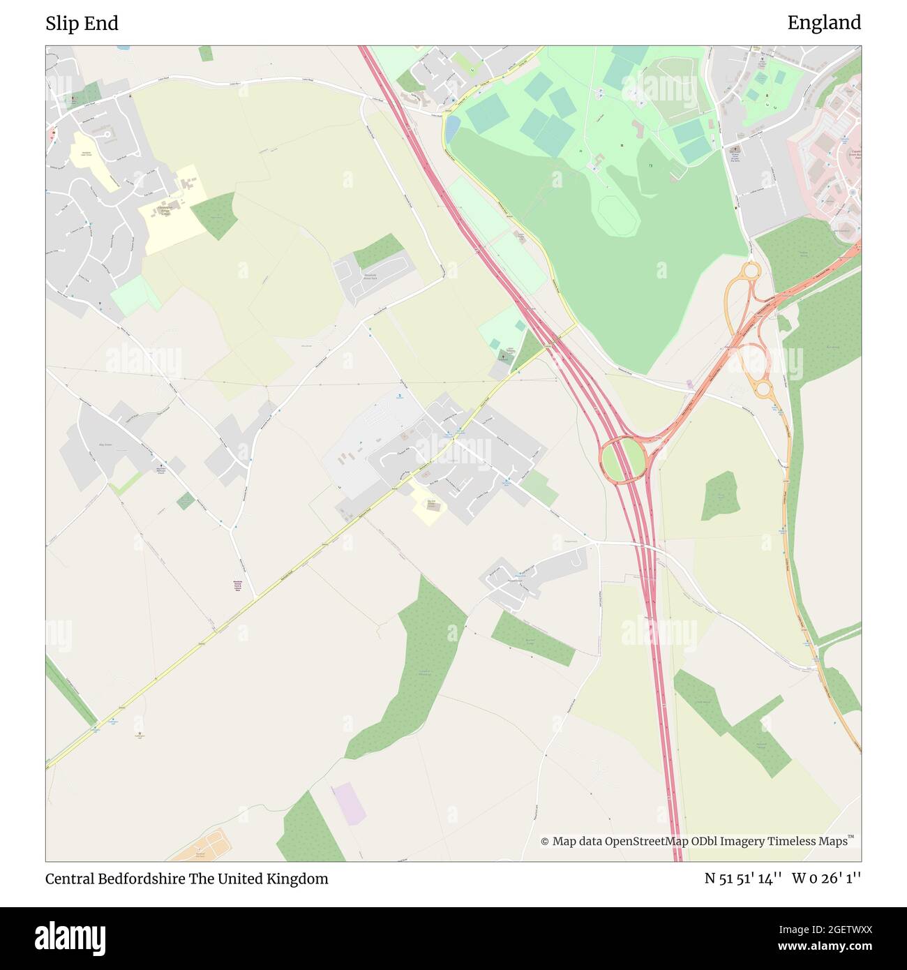 Slip End, Central Bedfordshire, United Kingdom, England, N 51 51' 14 ...