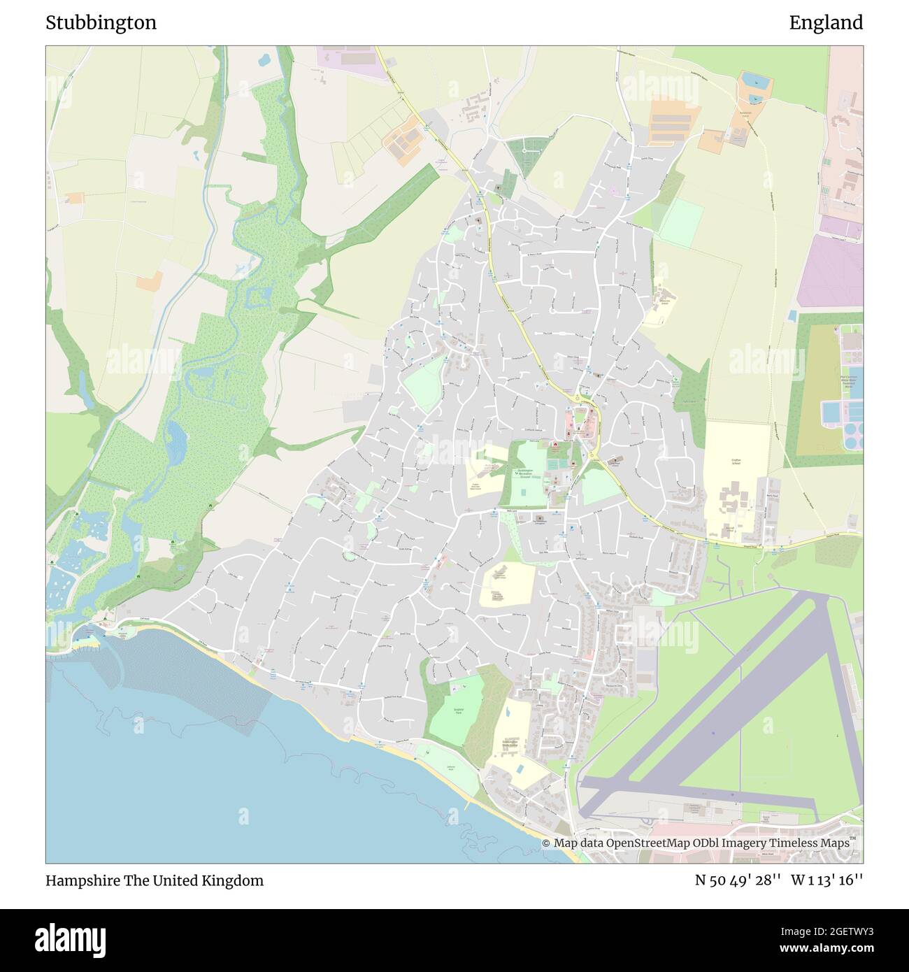 Map of stubbington hi-res stock photography and images - Alamy