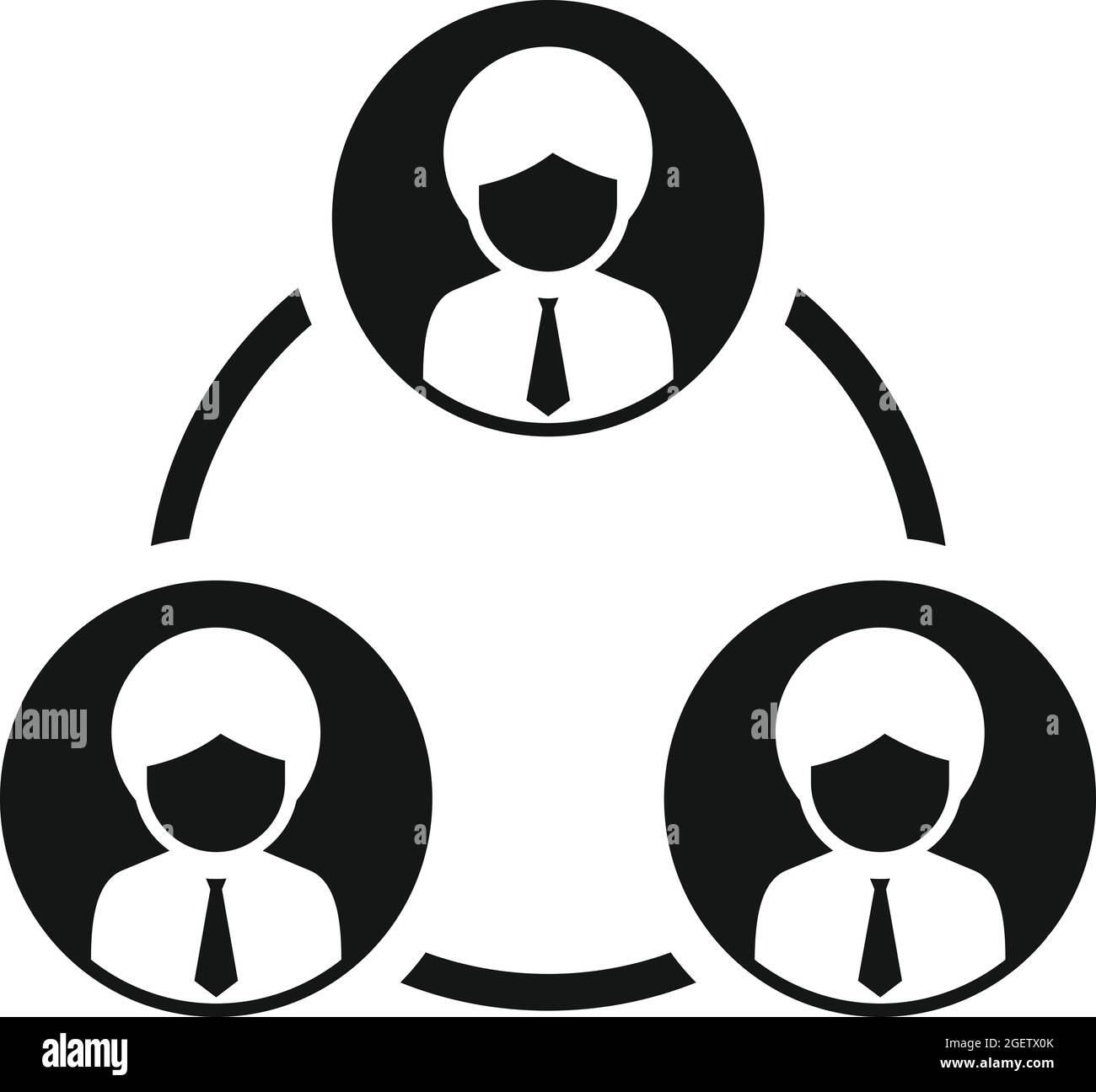 Business group icon simple vector. People team Stock Vector Image & Art ...