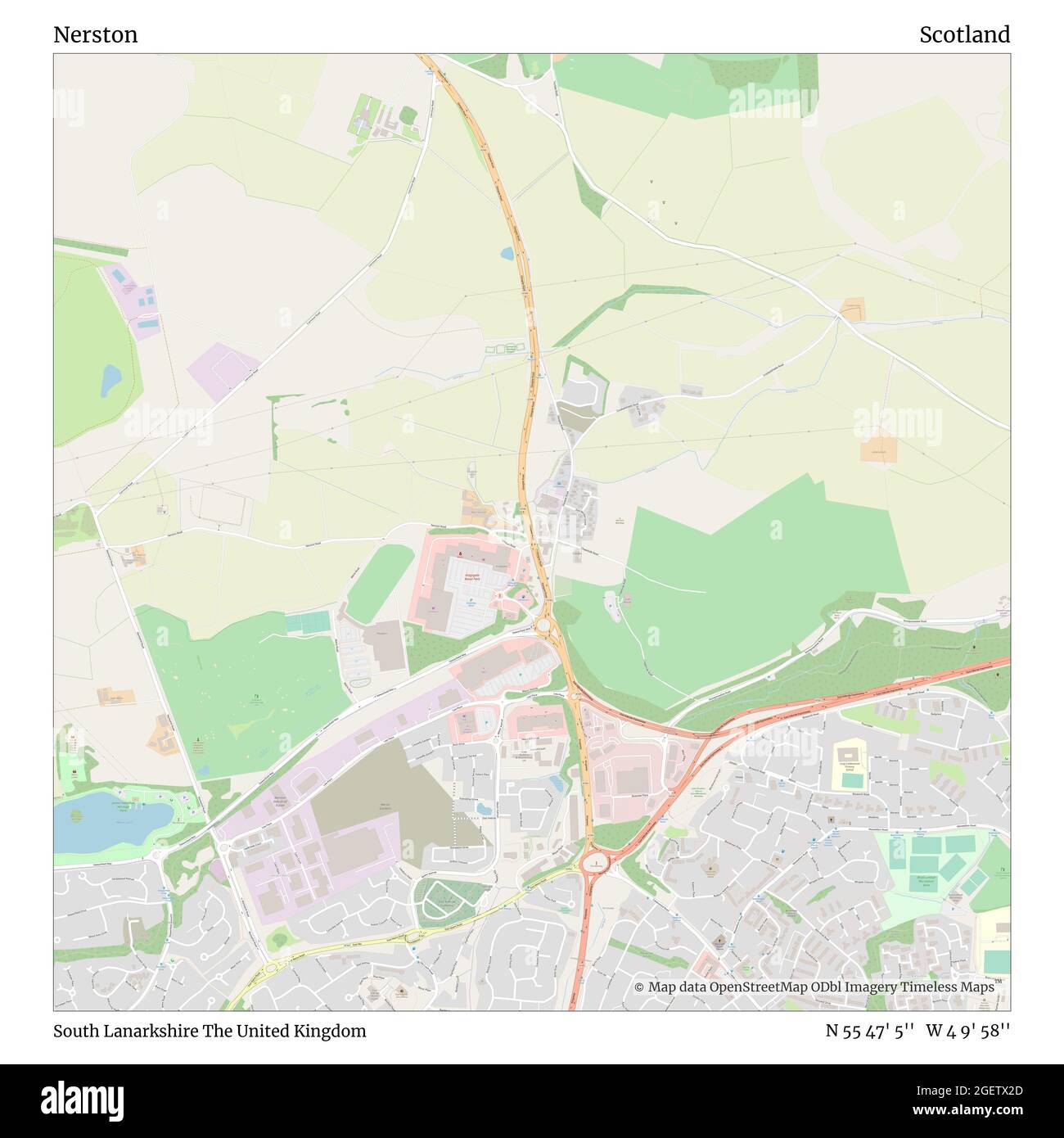 Nerston, South Lanarkshire, United Kingdom, Scotland, N 55 47' 5'', W 4 ...